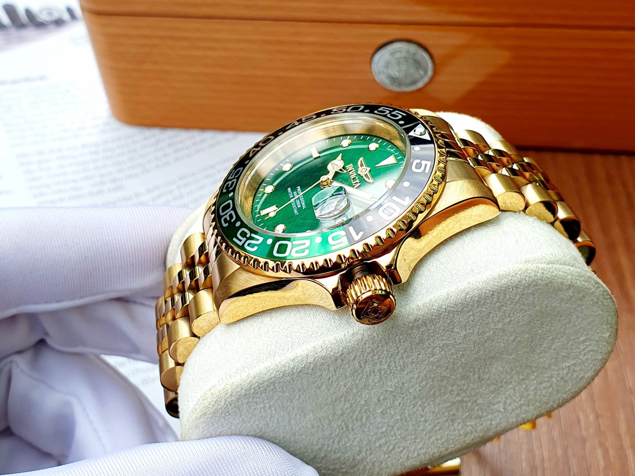 Invicta Pro Diver Quartz Green Dial 36551 - Đồng Hồ Nam – PhongWatch