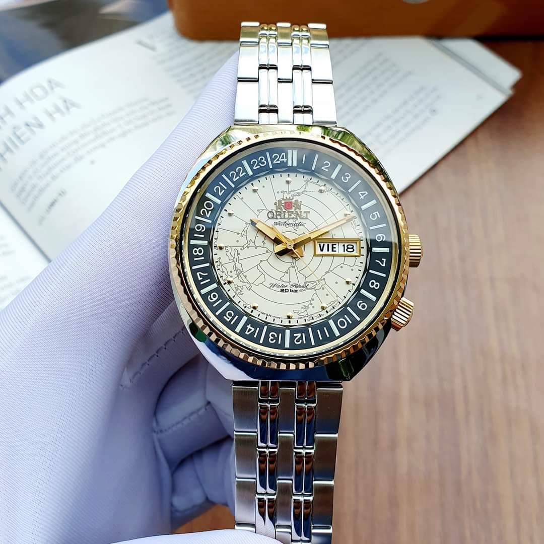 Orient Revival World Map RA-AA0E01S19B - RN-AA0E01S - Đồng Hồ Nam ...