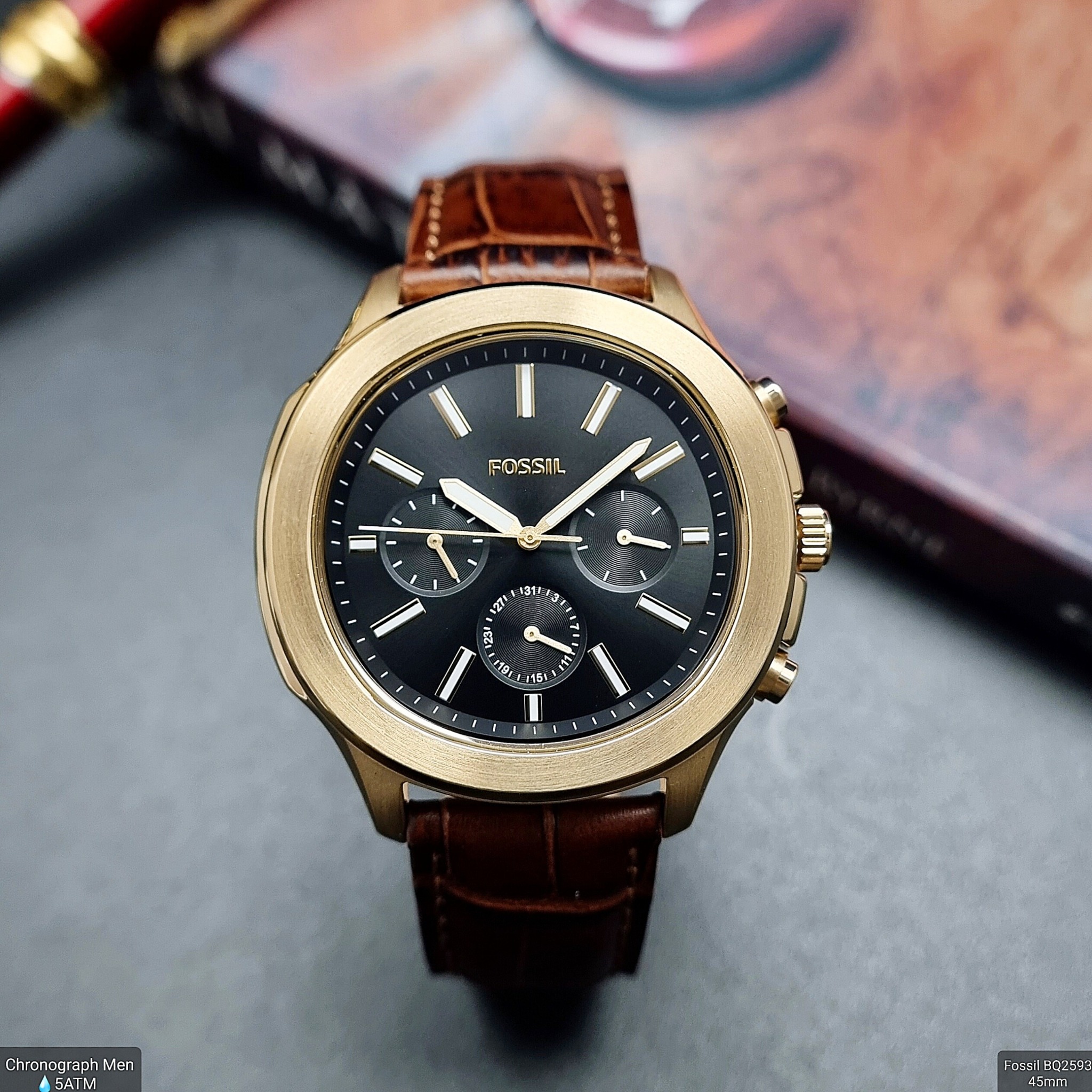 Fossil Quartz BQ2593 Chnorograph - Đồng Hồ Nam - Chính Hãng Giá Tốt ...