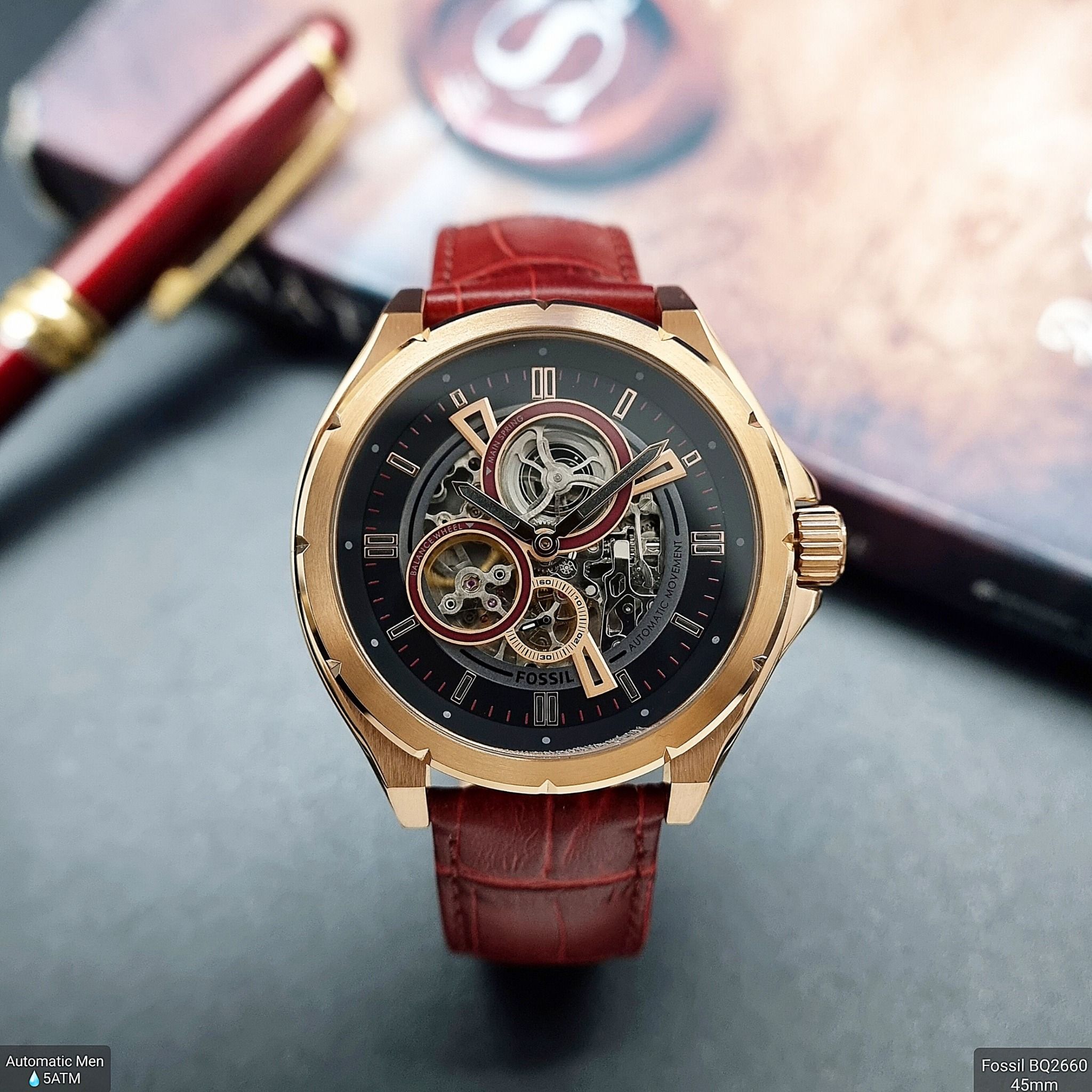 Fossil BQ2660 Evanston Automatic - Đồng Hồ Nam – PhongWatch Fossil BQ2660 Evanston Automatic - Đồng Hồ Nam – PhongWatch