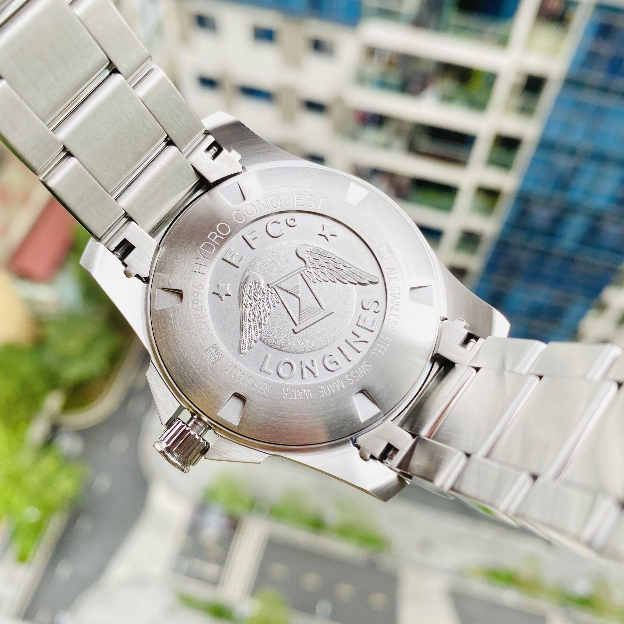 Longines Hydro Conquest Ceramic Black L3.781.4.56.6 ( L37814566 ) 41mm ...