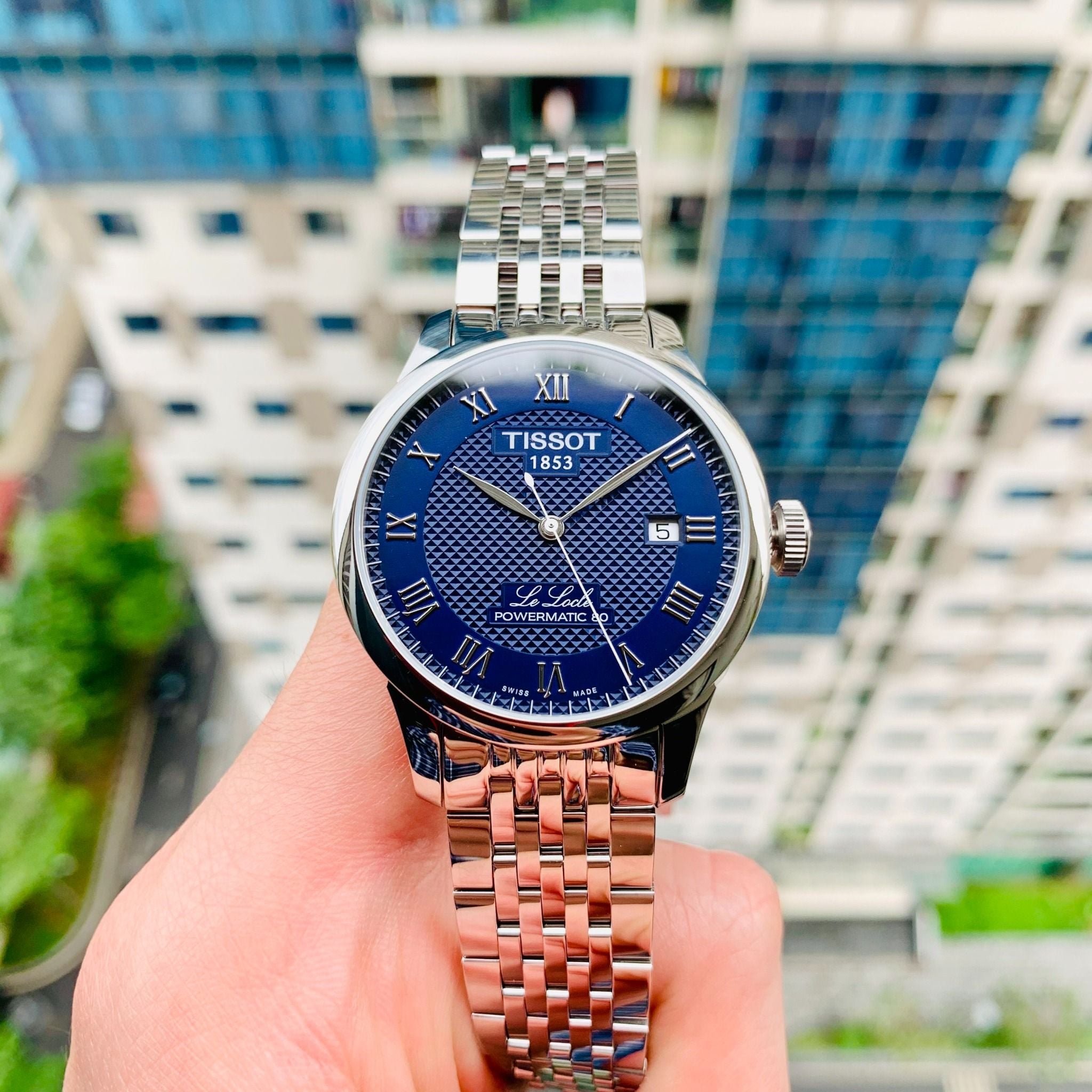 Tissot Le Locle Powermatic 80 Blue - T006.407.11.043.00 - Đồng Hồ Nam ...