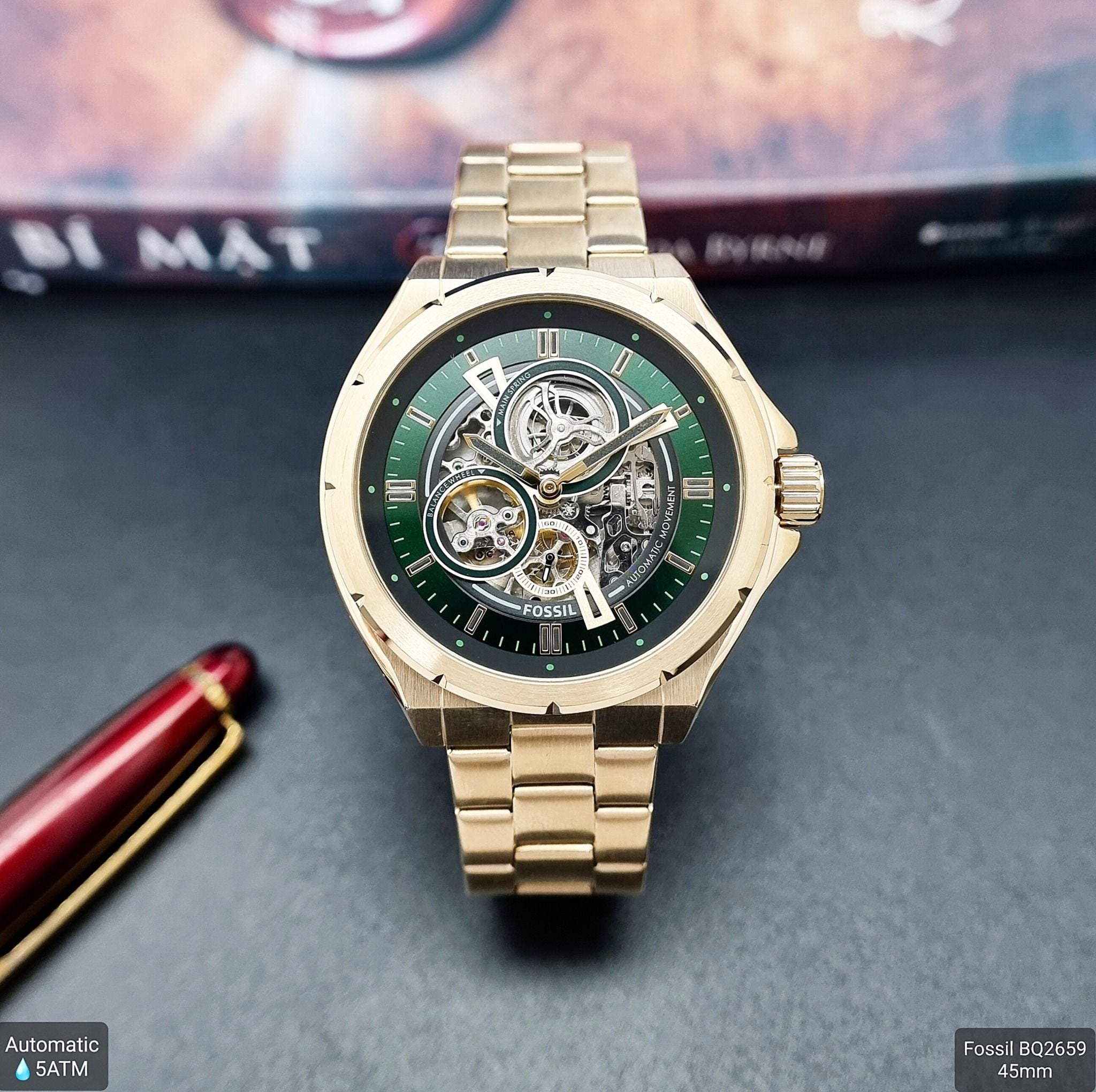 Fossil Evanston Automatic BQ2659 42mm - Đồng Hồ Nam Chính Hãng Giá Tốt ...