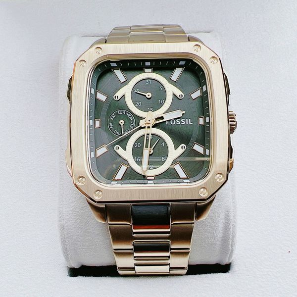 Fossil Multifunction Black Leather Watch 42mm BQ2654 - Đồng Hồ Nam ...