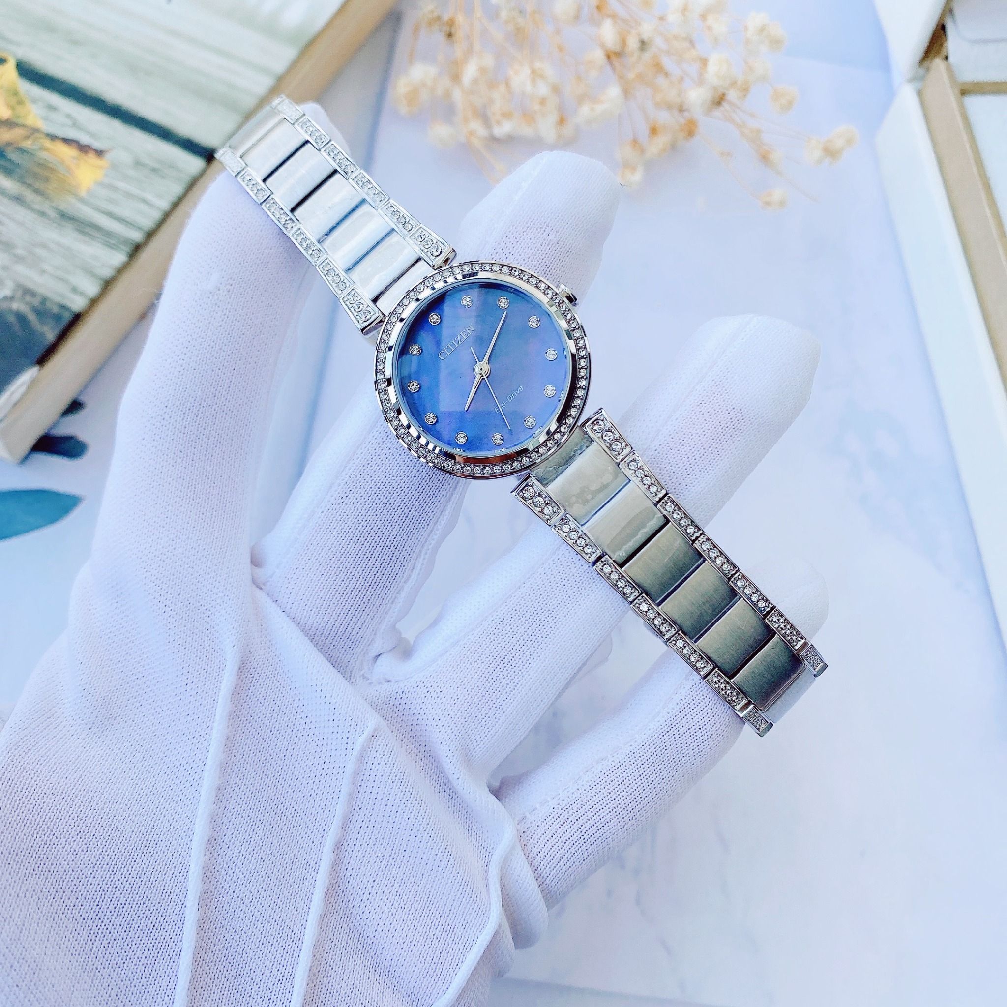 Citizen Eco-Drive EM0840-59N - Đồng Hồ Nữ - Chính Hãng Giá Tốt – PhongWatch