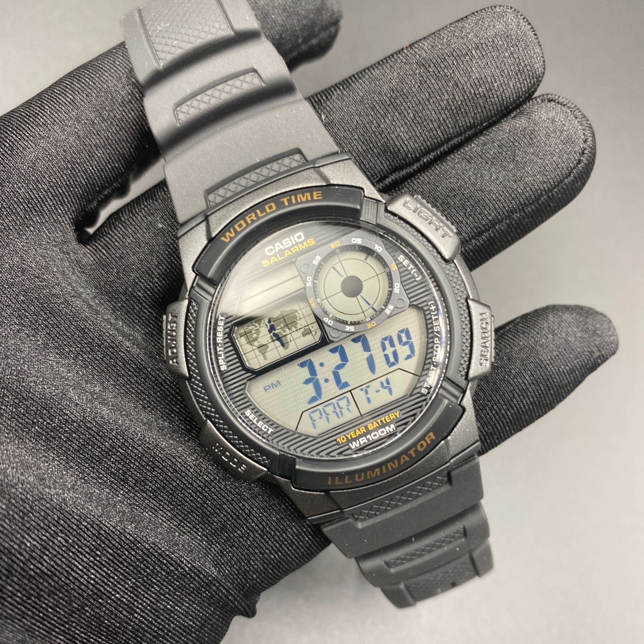 Casio World Time AE1000W-1AVDF - Đồng Hồ Nam - Chính Hãng Giá Tốt ...