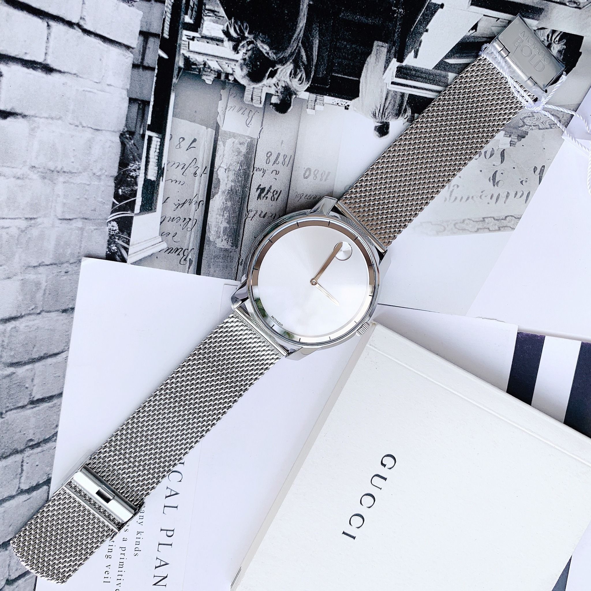 Movado 3600260 Bold Silver Dial Mesh - Đồng Hồ Nam – PhongWatch