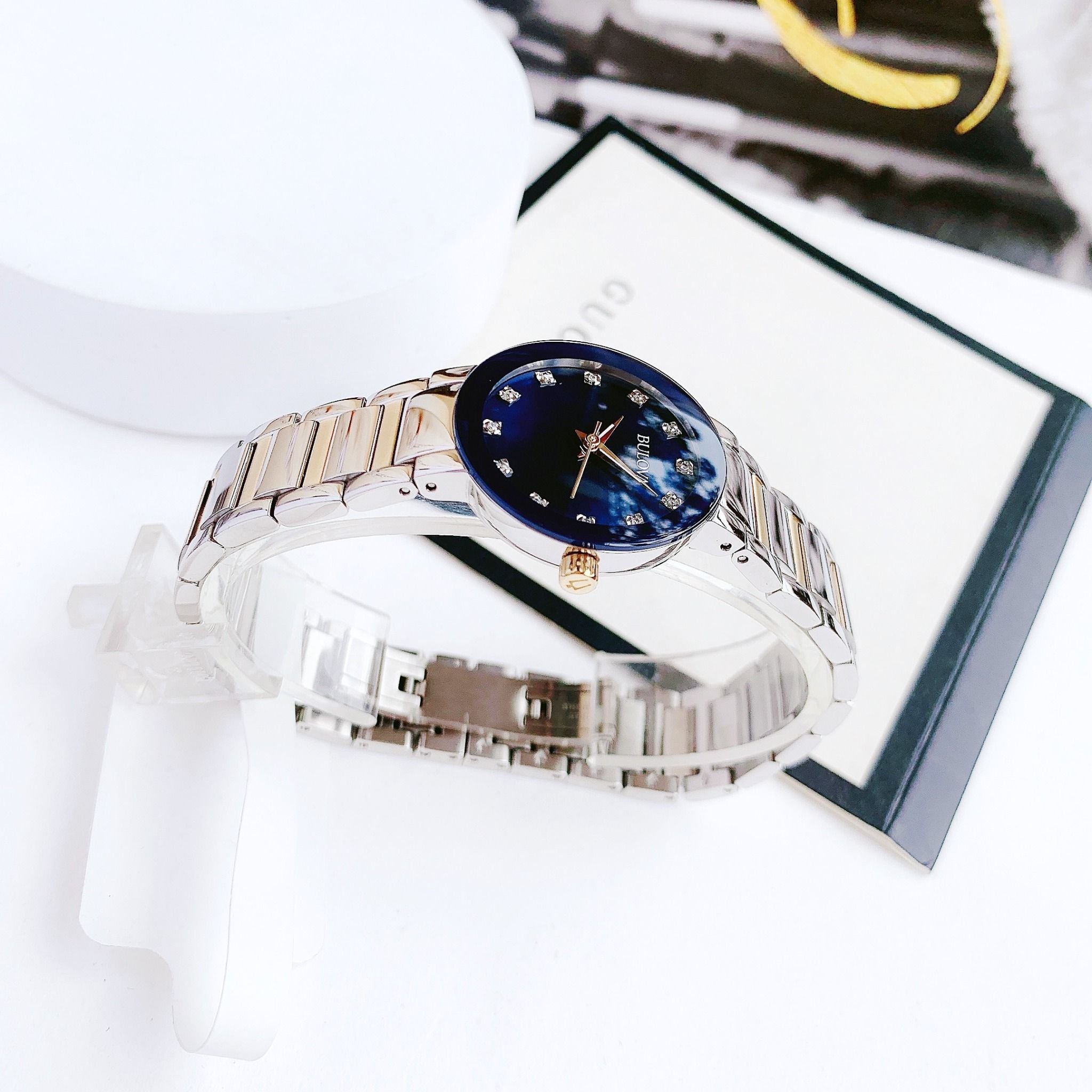 Bulova Quartz 98P157 - Đồng Hồ Nữ - Chính Hãng Giá Tốt – PhongWatch