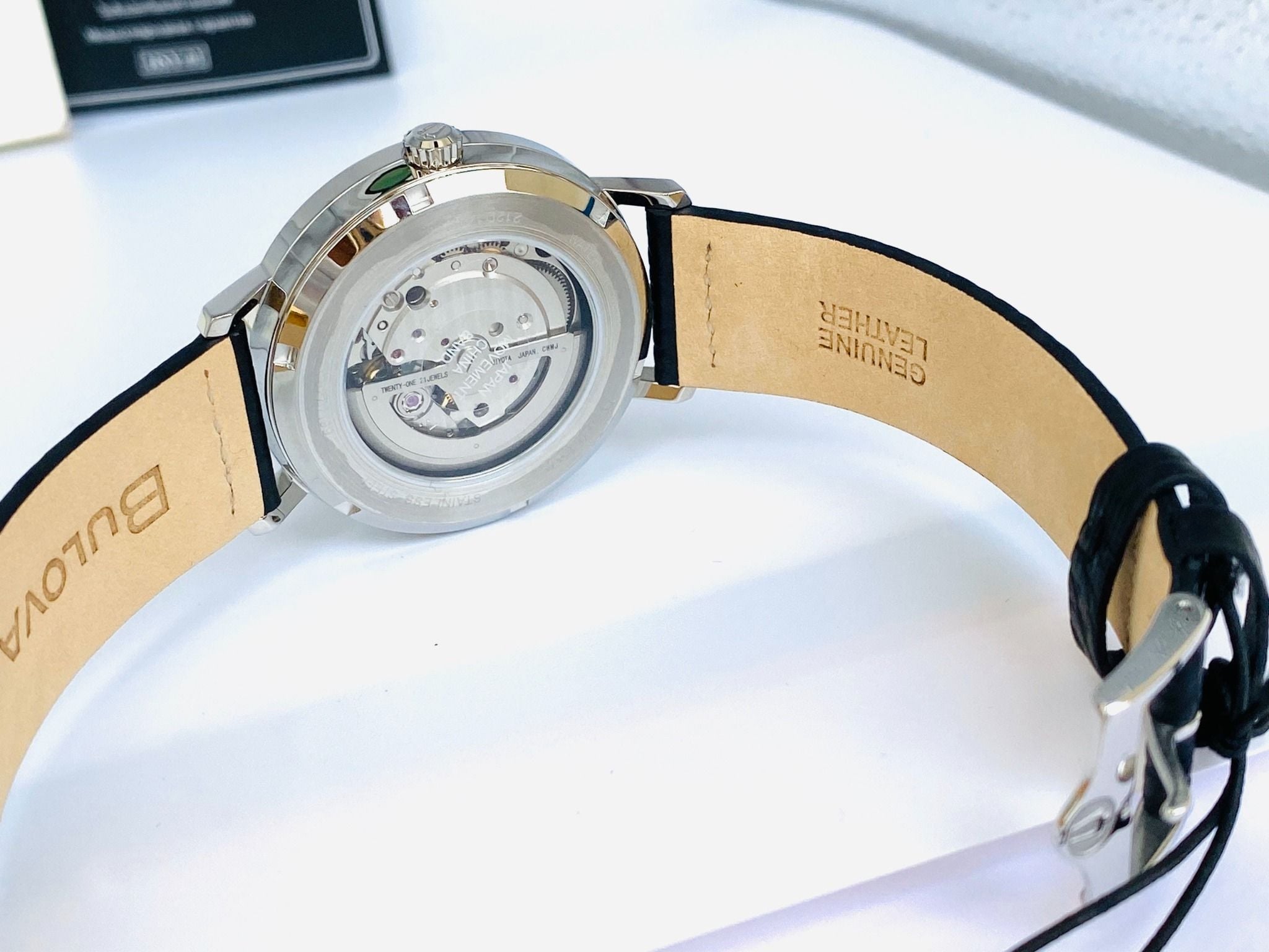 Bulova Aerojet Chronograph Automatic Blue Sunray Dial 96B374 – PhongWatch