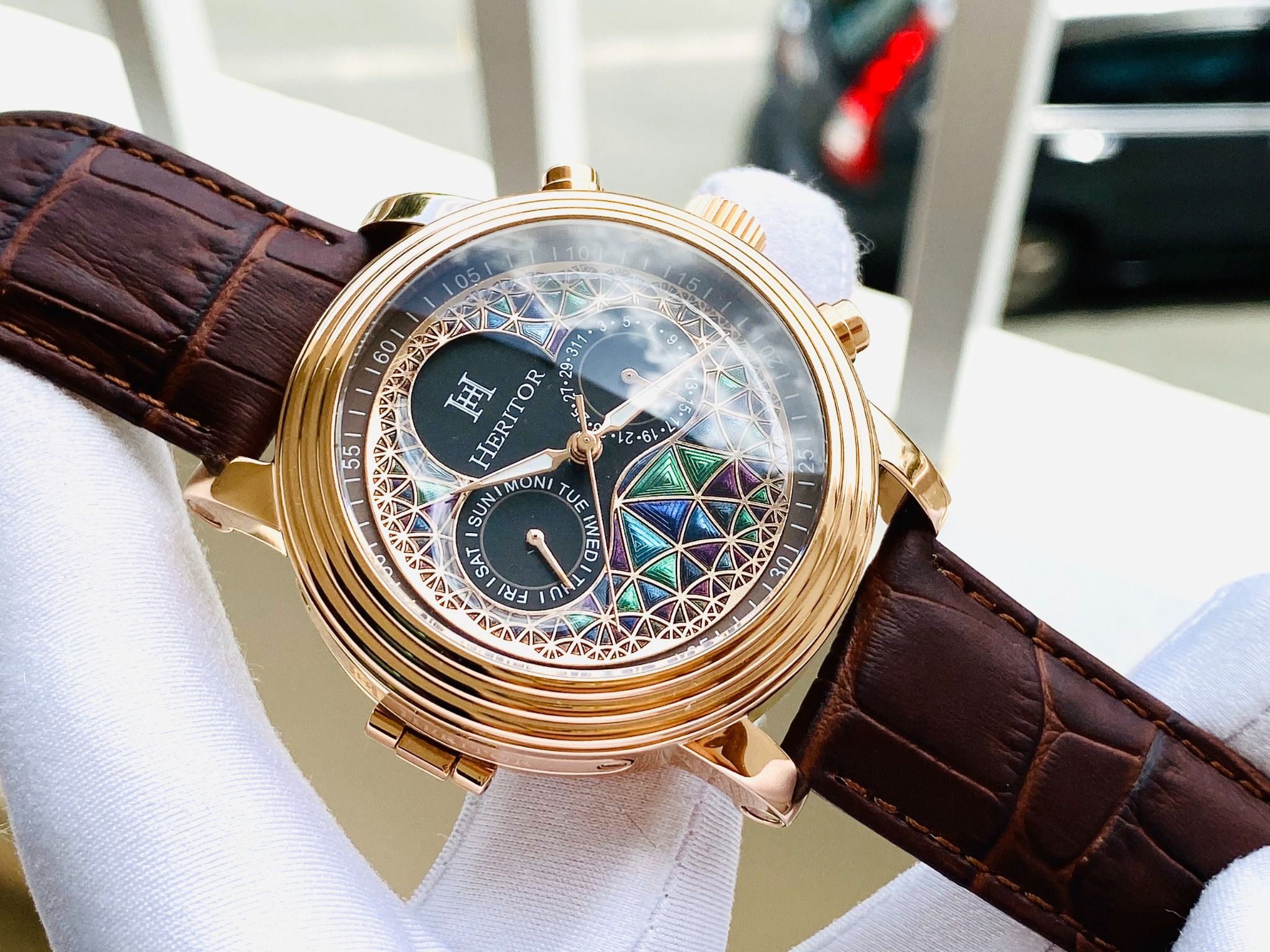 Heritor Legacy Automatic Multi-Color Dial HERHR9704 - Đồng Hồ Nam ...