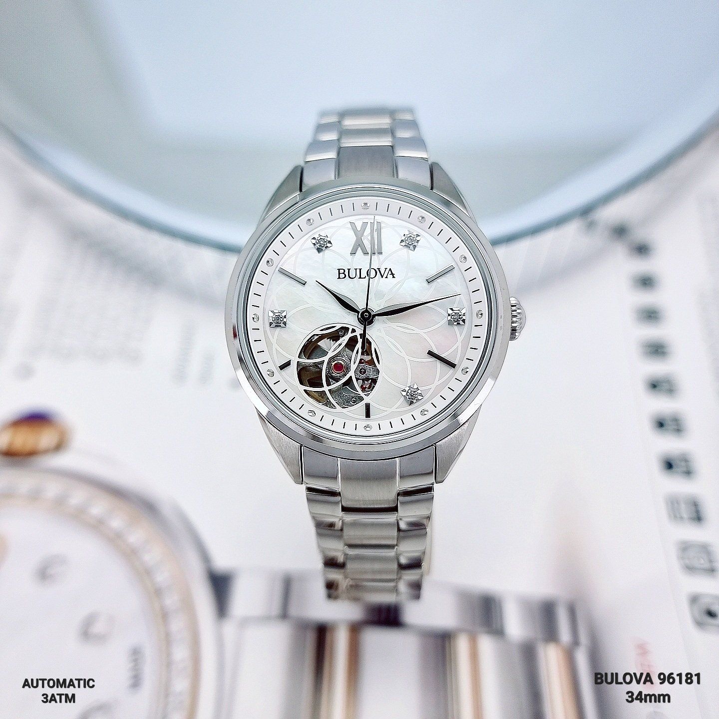 Bulova Automatic 96P181 - Đồng Hồ Nữ - Chính Hãng Giá Tốt – PhongWatch