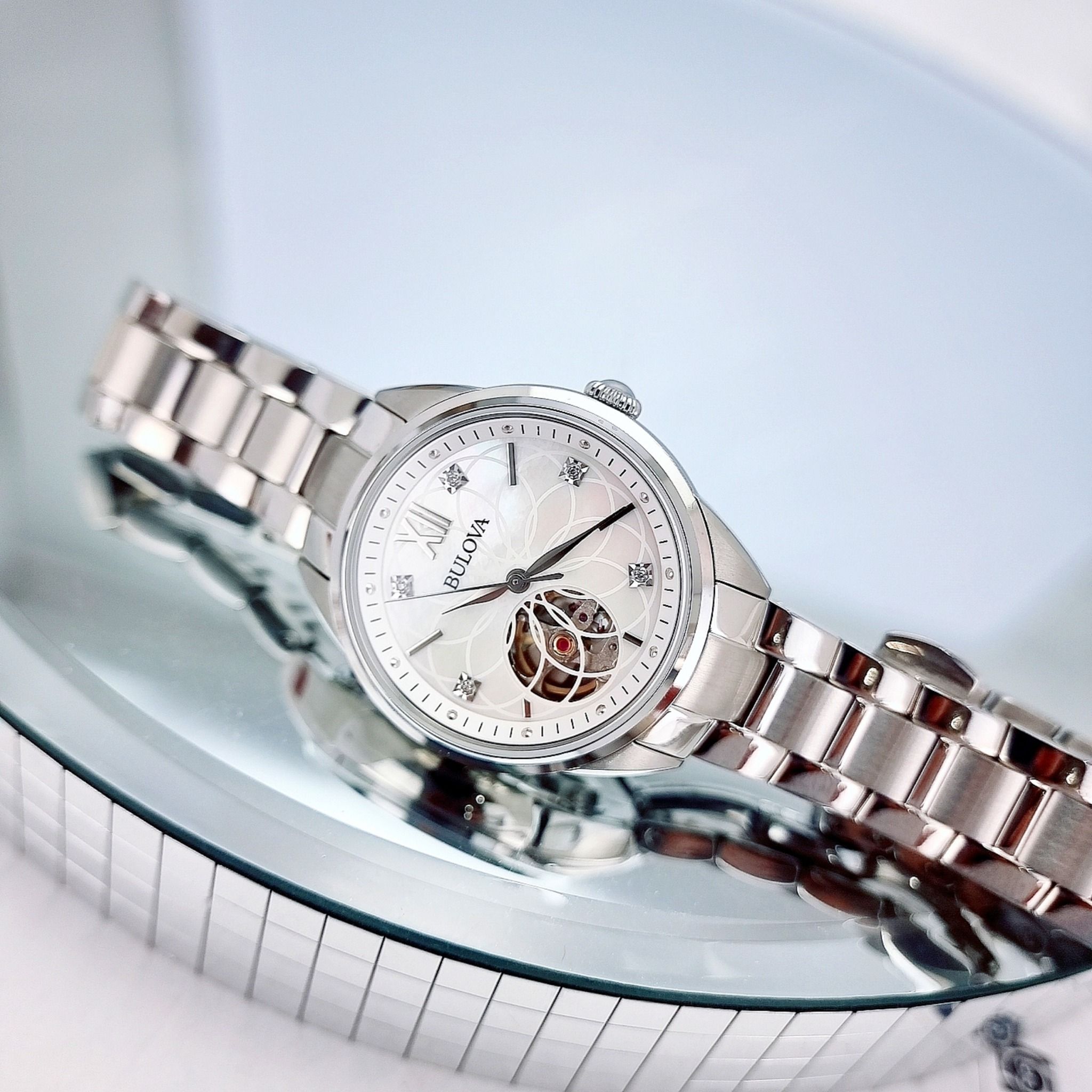 Bulova Automatic 96P181 - Đồng Hồ Nữ - Chính Hãng Giá Tốt – PhongWatch