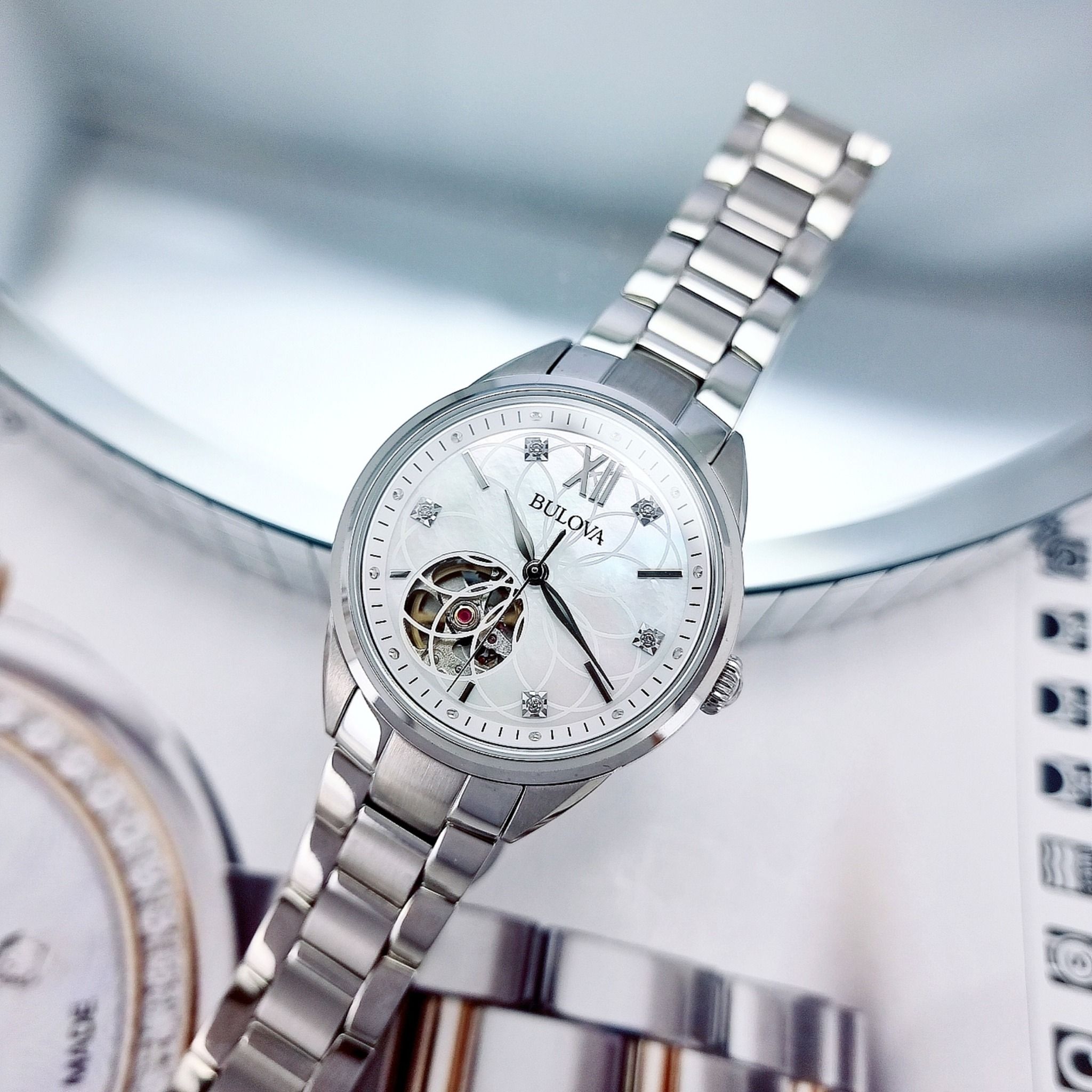 Bulova Automatic 96P181 - Đồng Hồ Nữ - Chính Hãng Giá Tốt – PhongWatch
