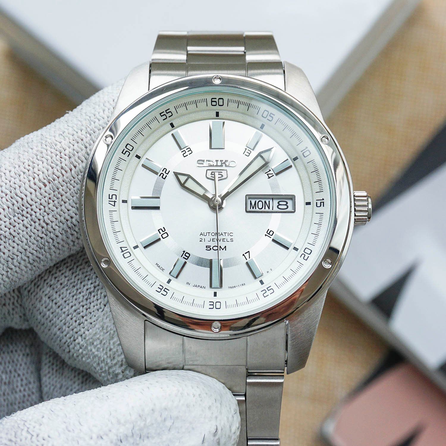 Seiko 5 SNKN09J1 ( SNKN09 ) - Nội Địa Nhật – PhongWatch