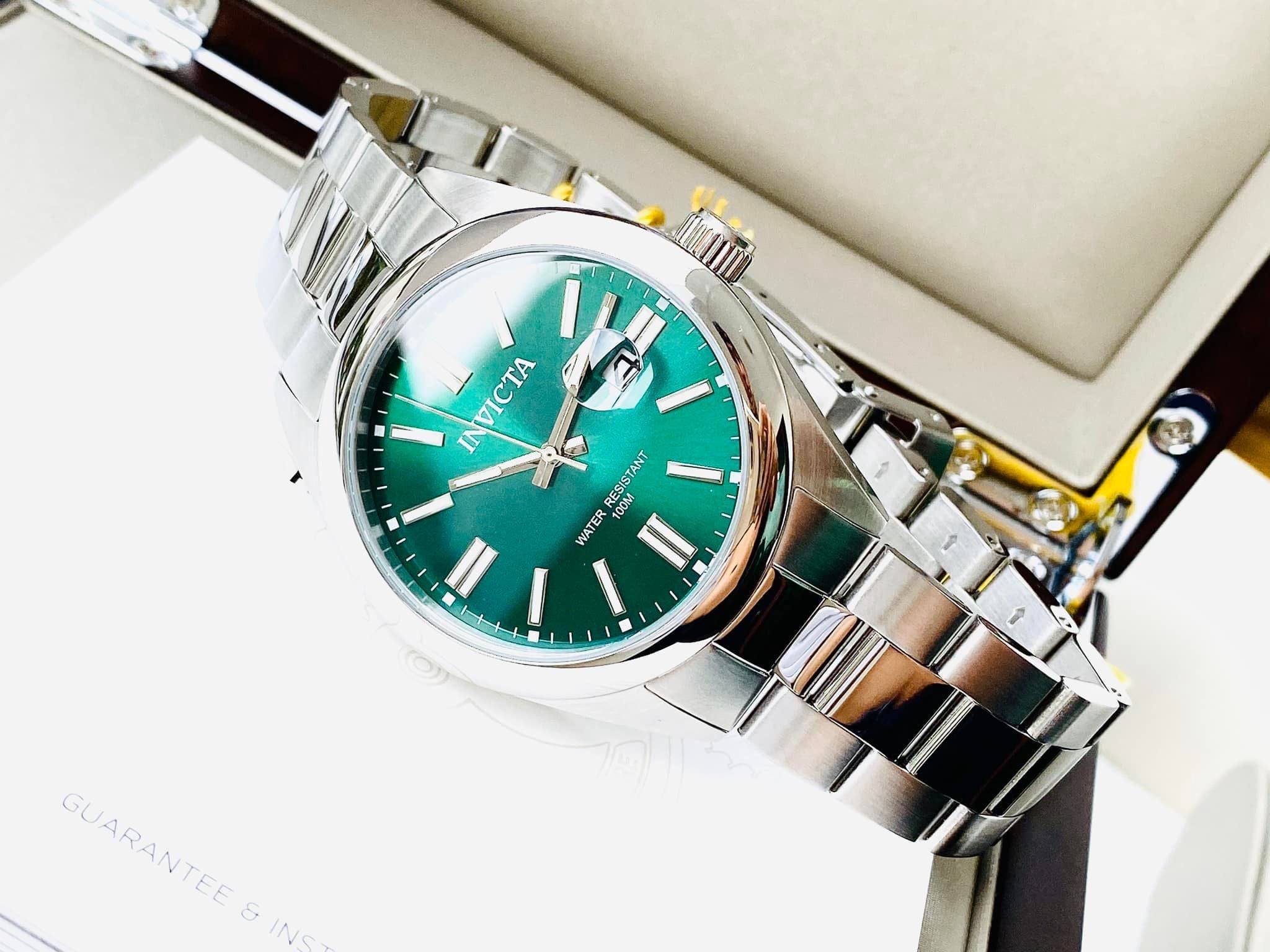 Invicta Pro Diver Quartz Green Dial 38459 – PhongWatch