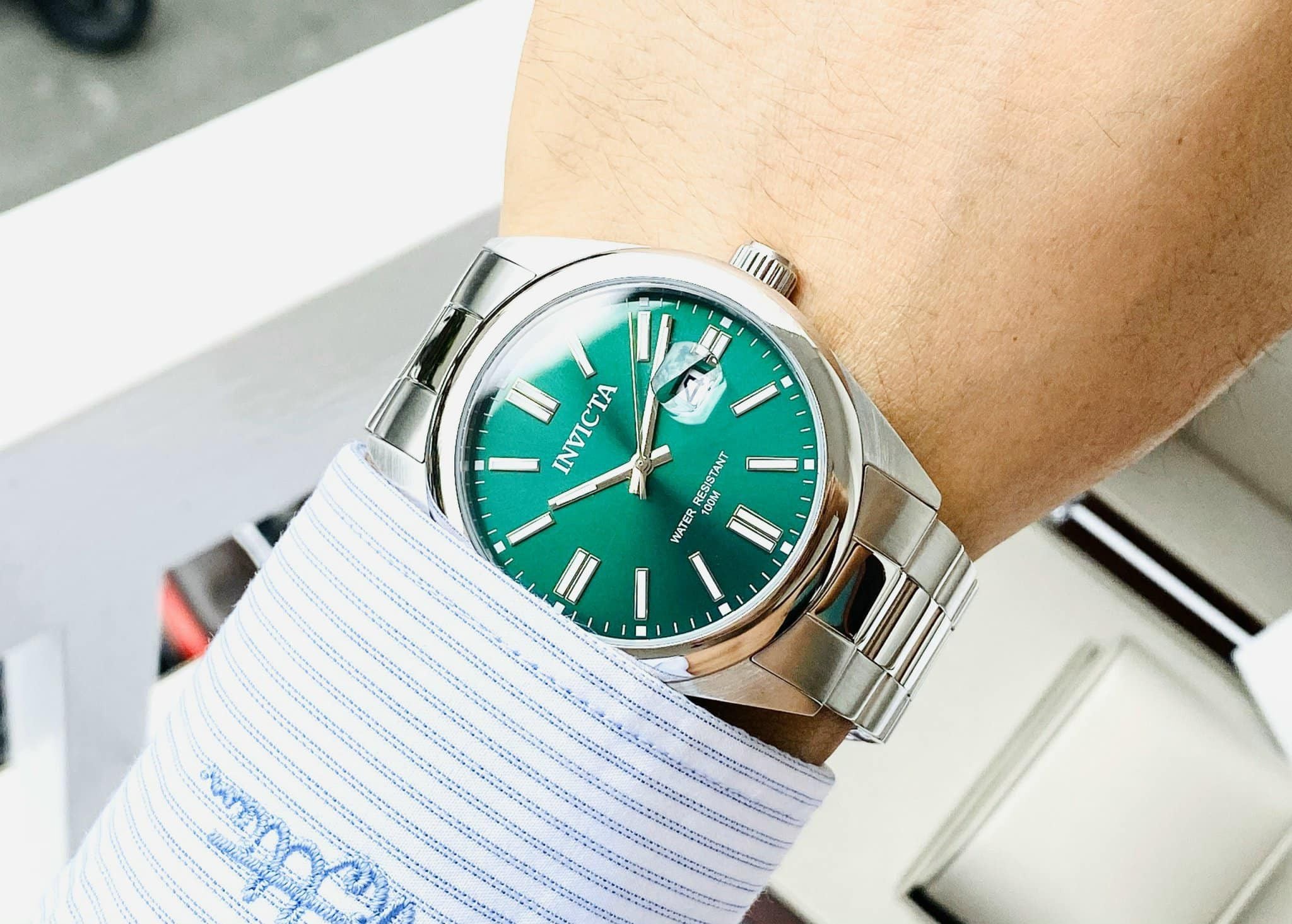 Invicta Pro Diver Quartz Green Dial 38459 – PhongWatch