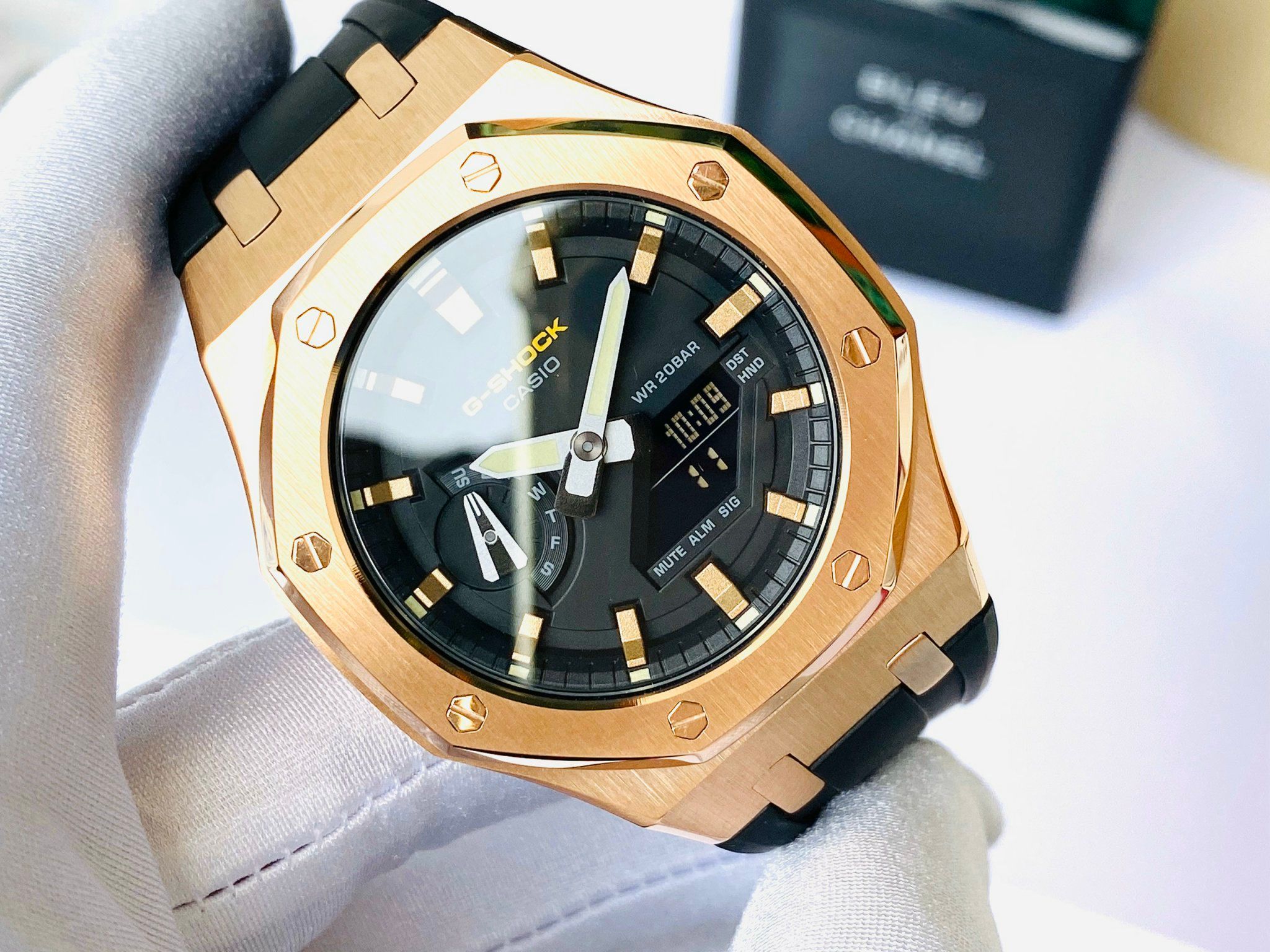 Casio G-Shock GA-2100-5A Custom AP Special (Rose Gold X Black) - Đồng ...