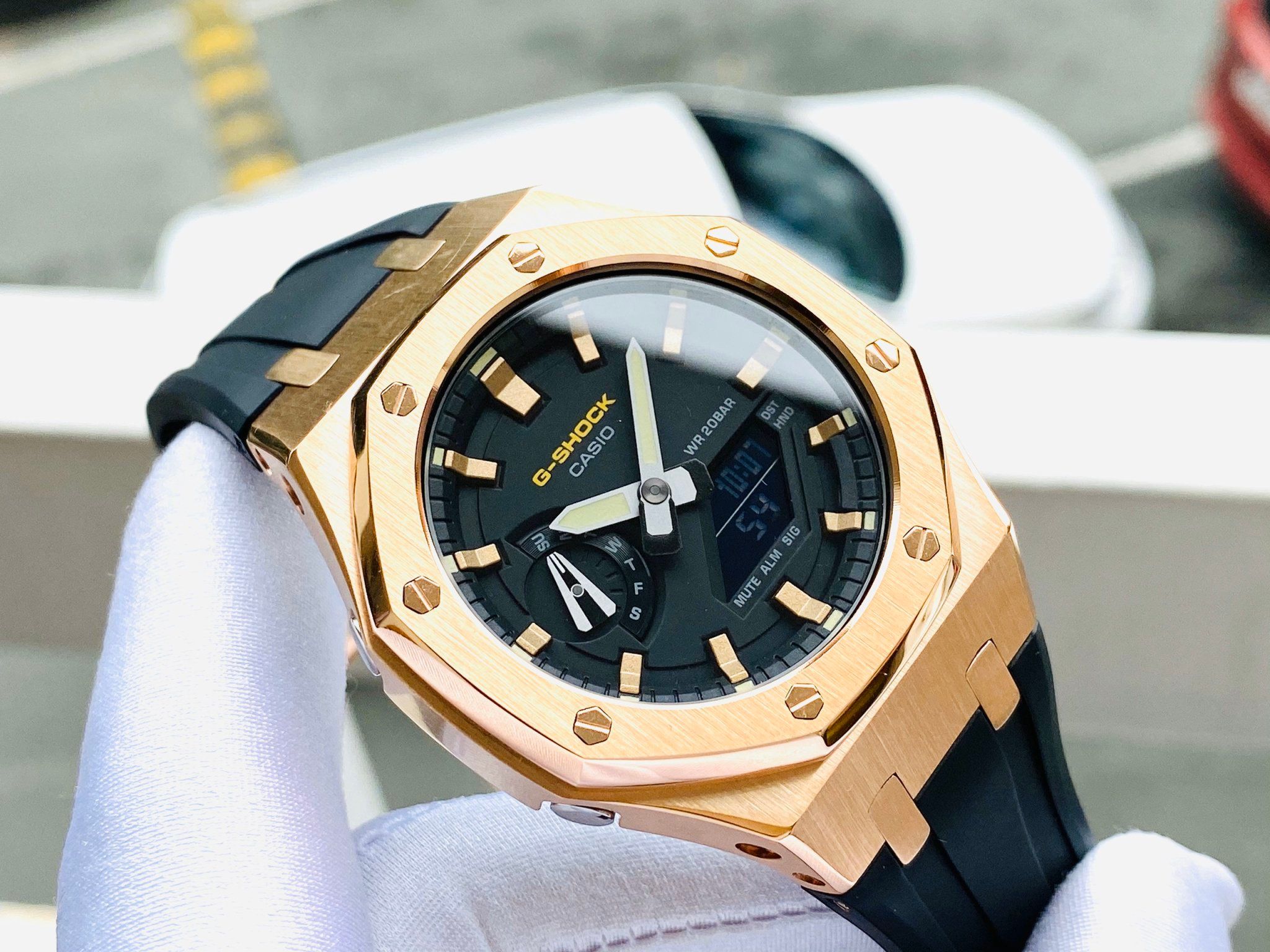 Casio G-Shock GA-2100-5A Custom AP Special (Rose Gold X Black) - Đồng ...