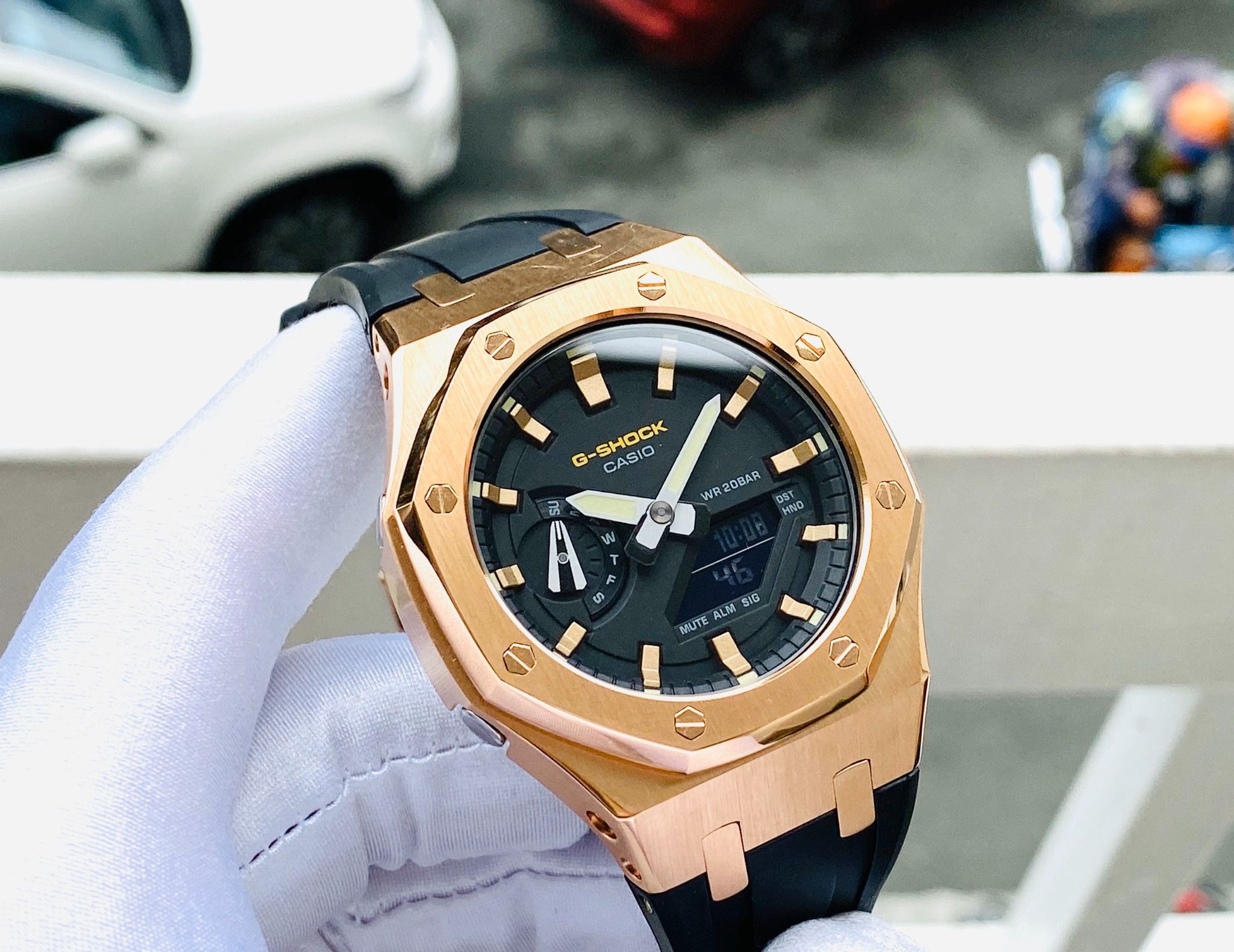 Casio G-Shock GA-2100-5A Custom AP Special (Rose Gold X Black) - Đồng ...