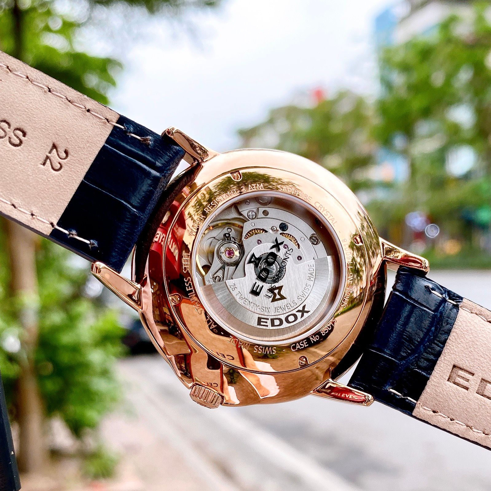 Edox Les Bemont 83015-37R-BUIR ( 83015 37R BUIR ) ( 8301537RBUIR ...