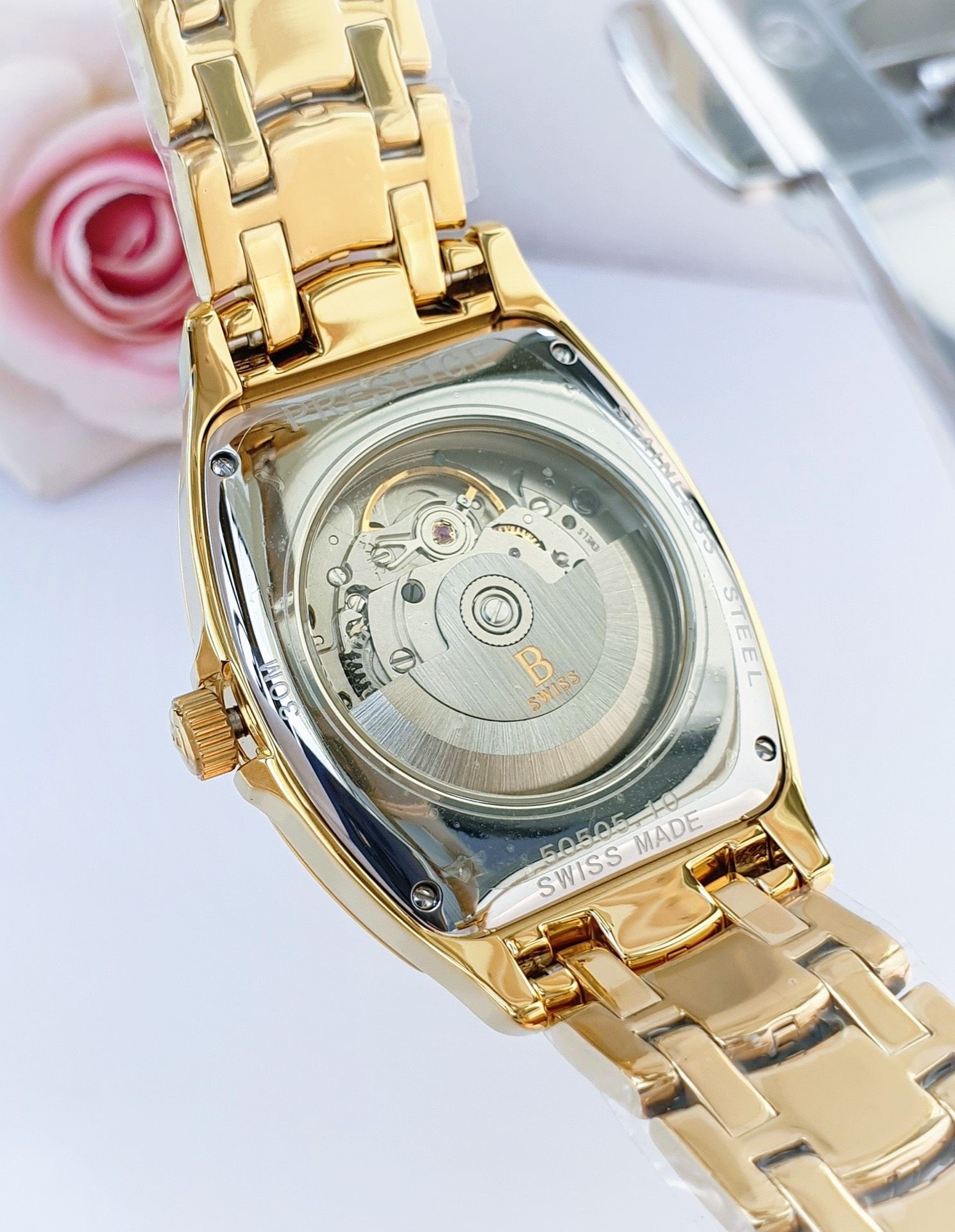 B Swiss by Bucherer Prestige Automatic 00.50505.10.16.21 0050505101621 ...