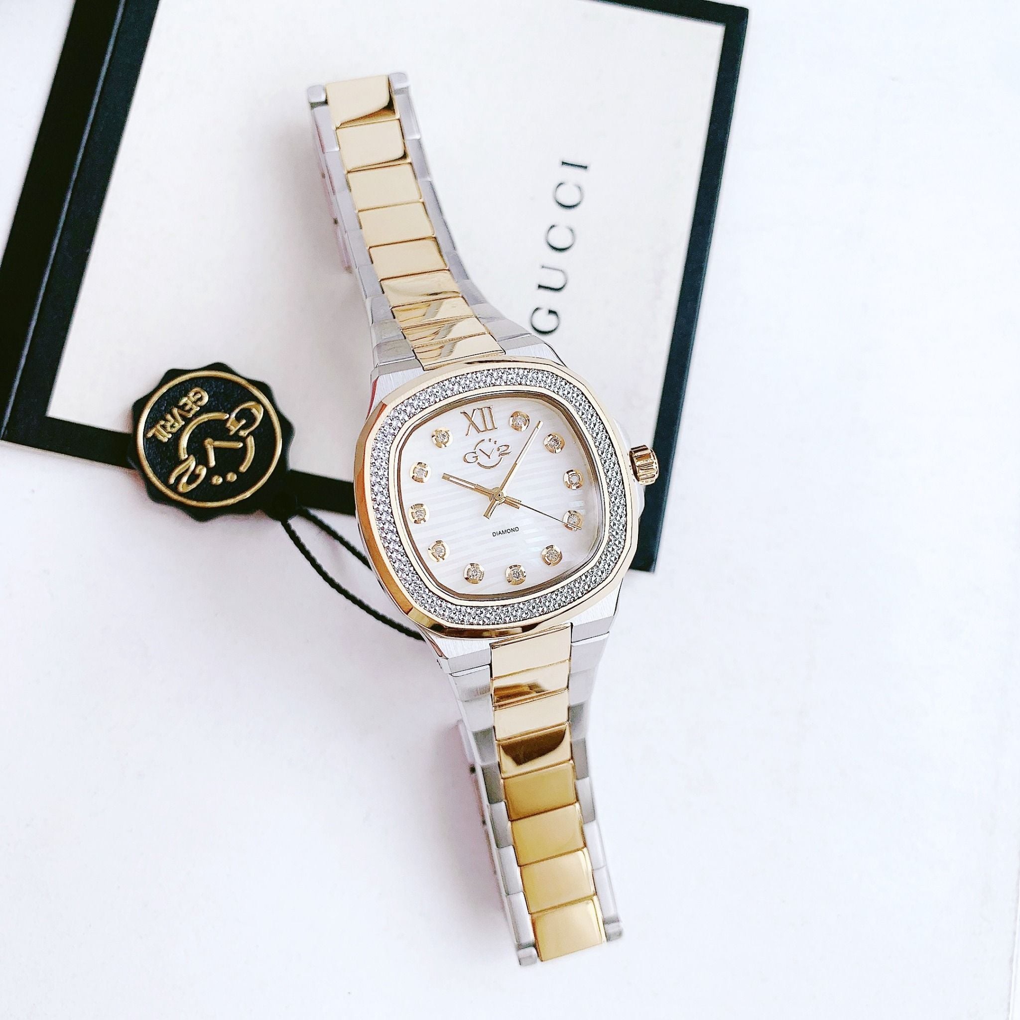 GV2 BY GEVRIL 18203 Women's Potente Lady Swiss Diamond Watch - Đồng H ...