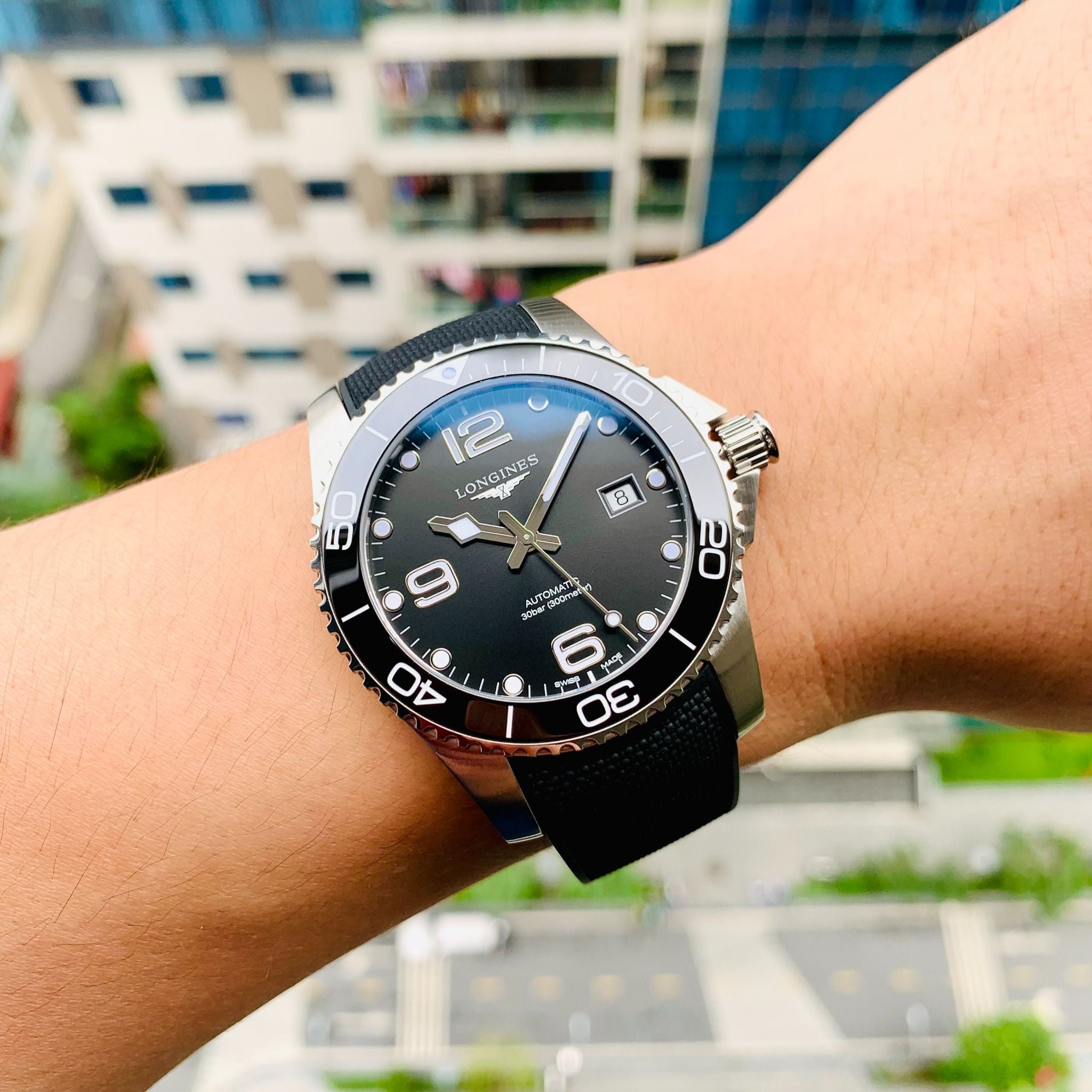 Longines Hydro Conquest Ceramic Black - L3.781.4.56.9 ( L37814569 ...