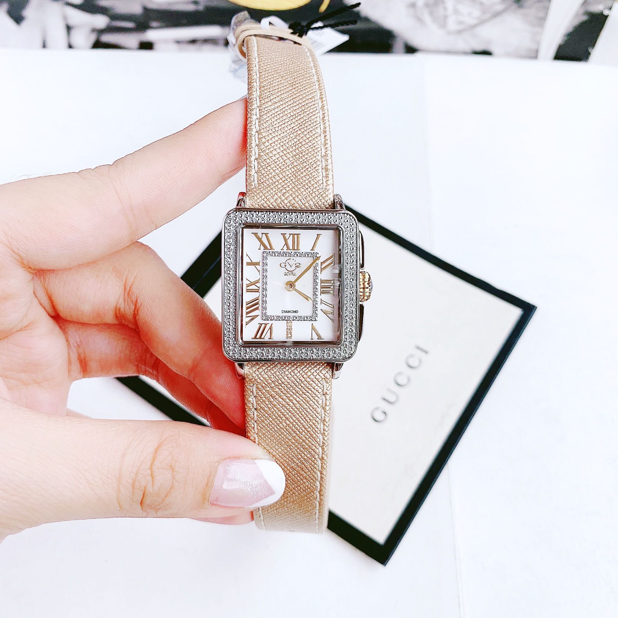 GGv2 By Gevril 12304 Women's Padova Swiss Diamond Watch ( Nữ ) – PhongWatch