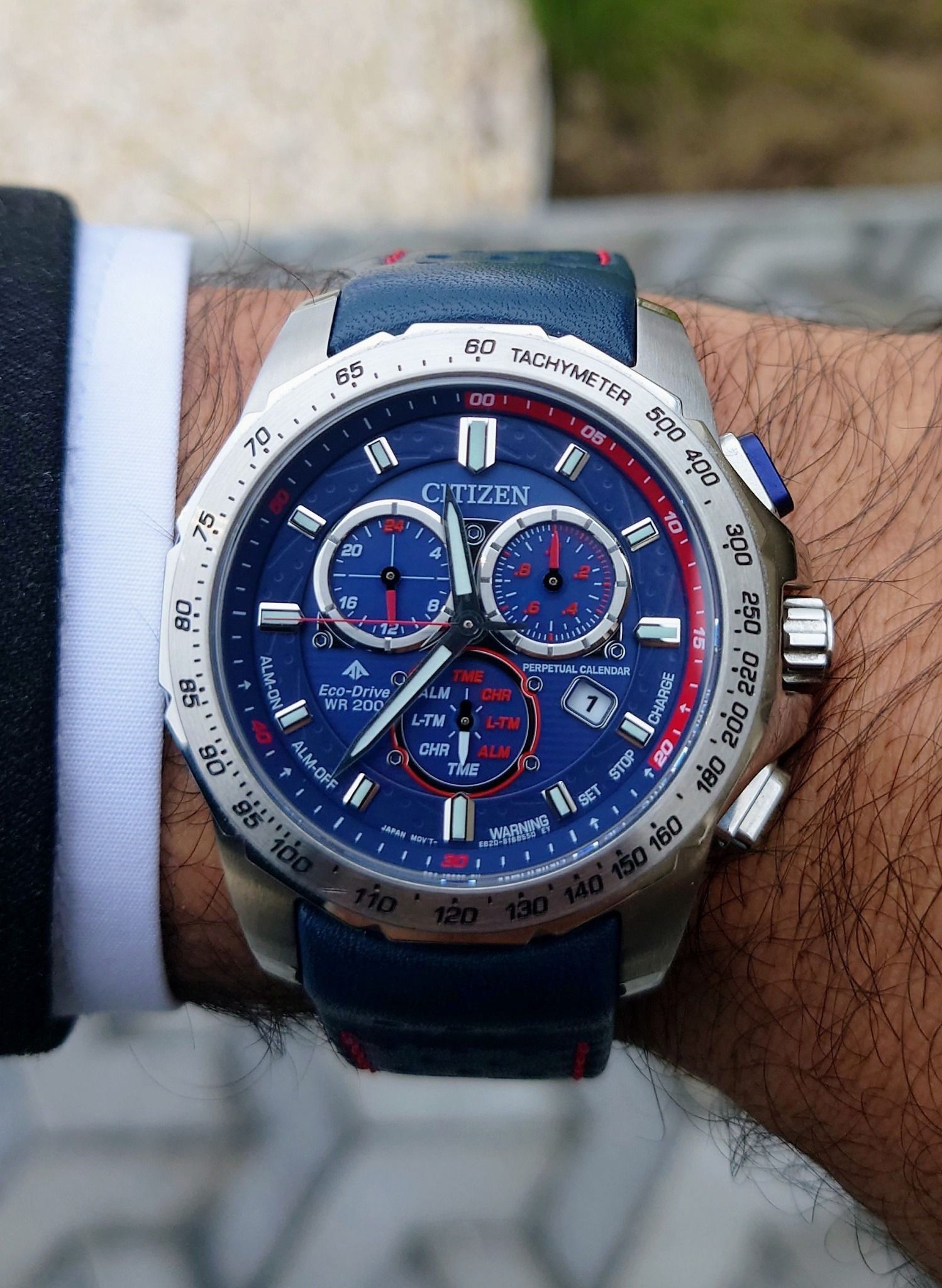 Citizen Eco-Drive BL5571-09L Promaster MX Chronograph Perpetual - Đồng ...