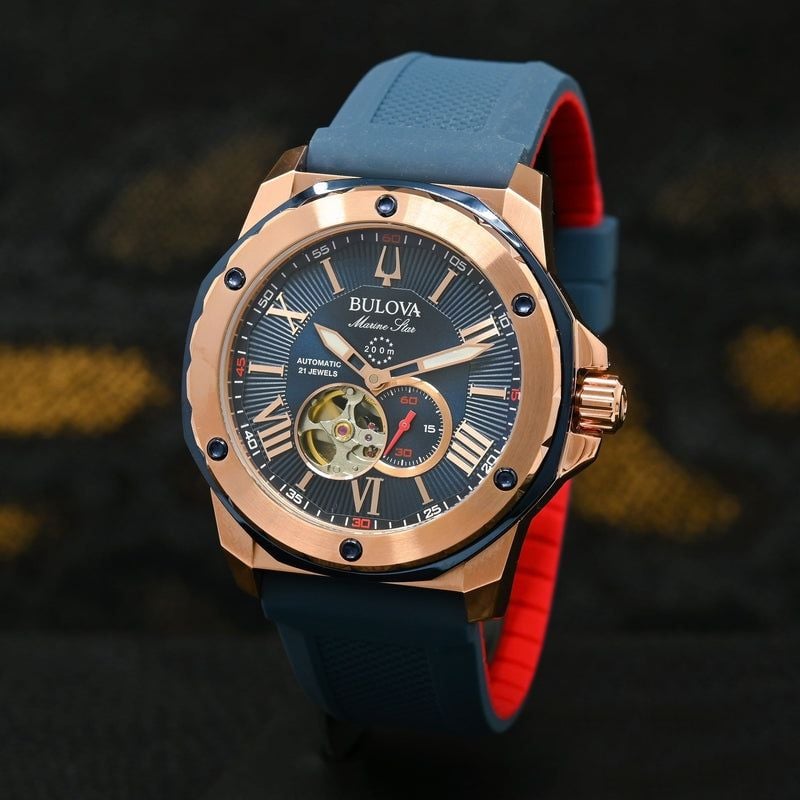 Bulova Marine Star Automatic 98A227 - Đồng Hồ Nam - Chính Hãng Giá Tốt ...
