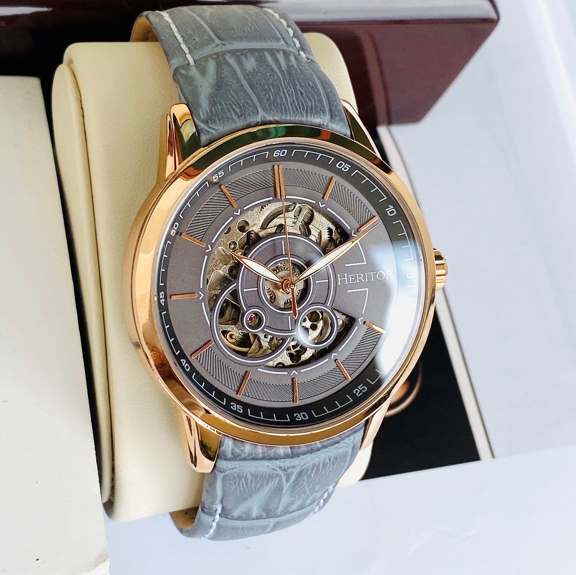 Heritor Dominic Automatic HERHR9805 - Đồng Hồ Nam – PhongWatch