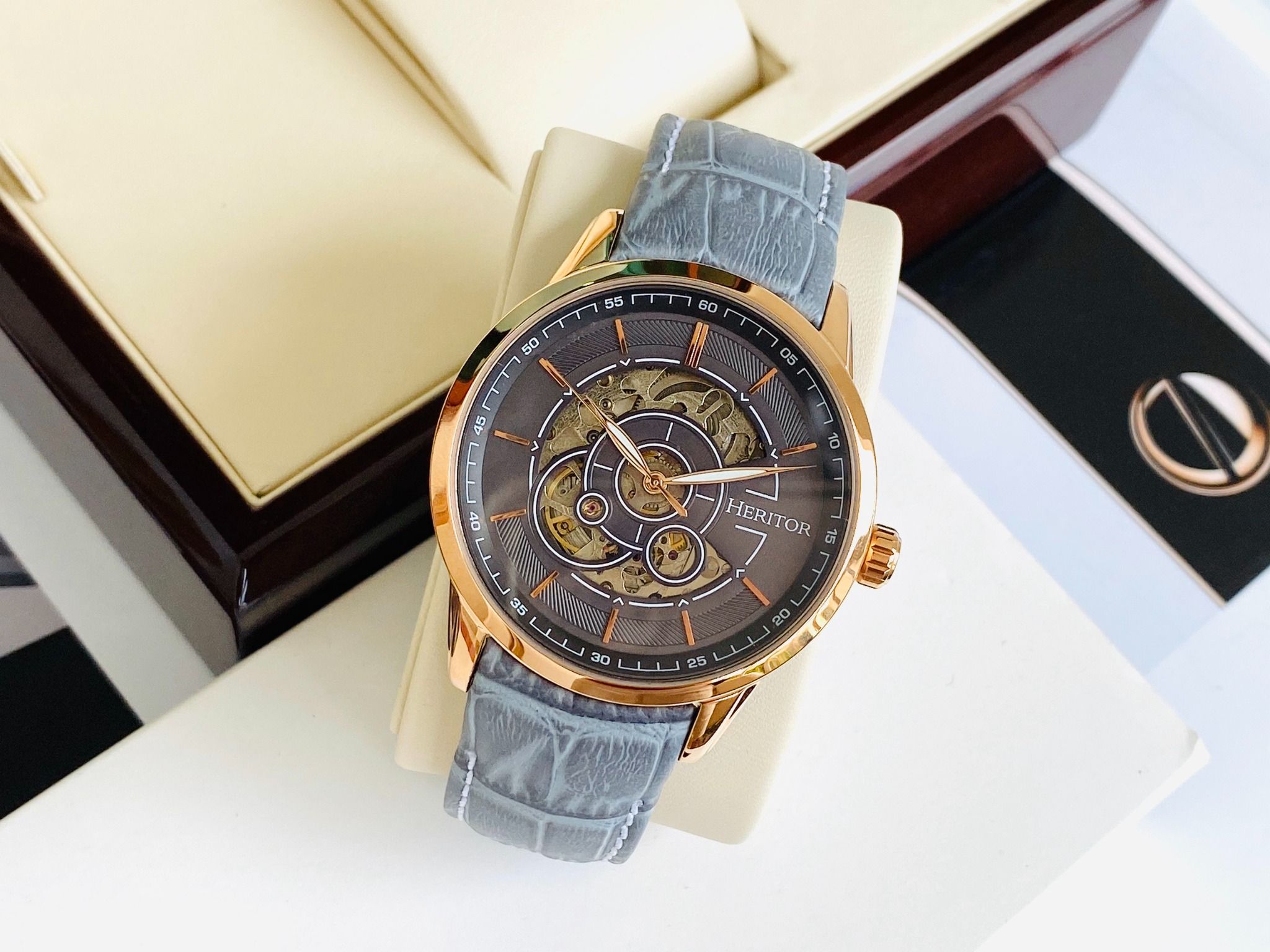 Heritor Dominic Automatic HERHR9805 - Đồng Hồ Nam – PhongWatch