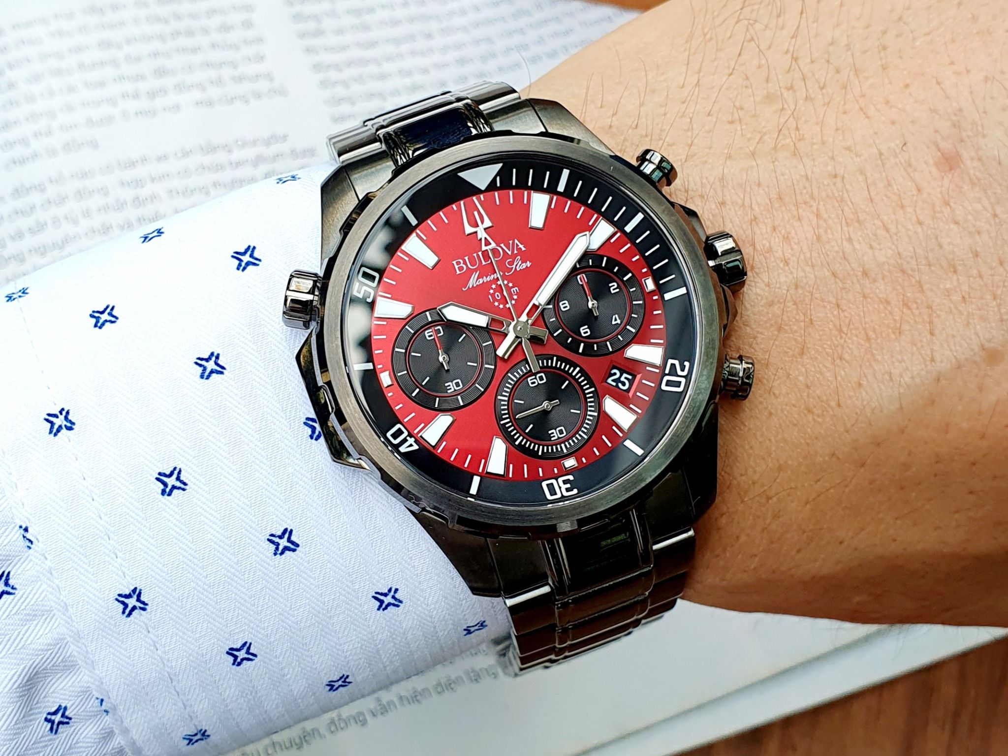 Bulova Quartz 98B350 Marine Star - Đồng Hồ Nam – PhongWatch