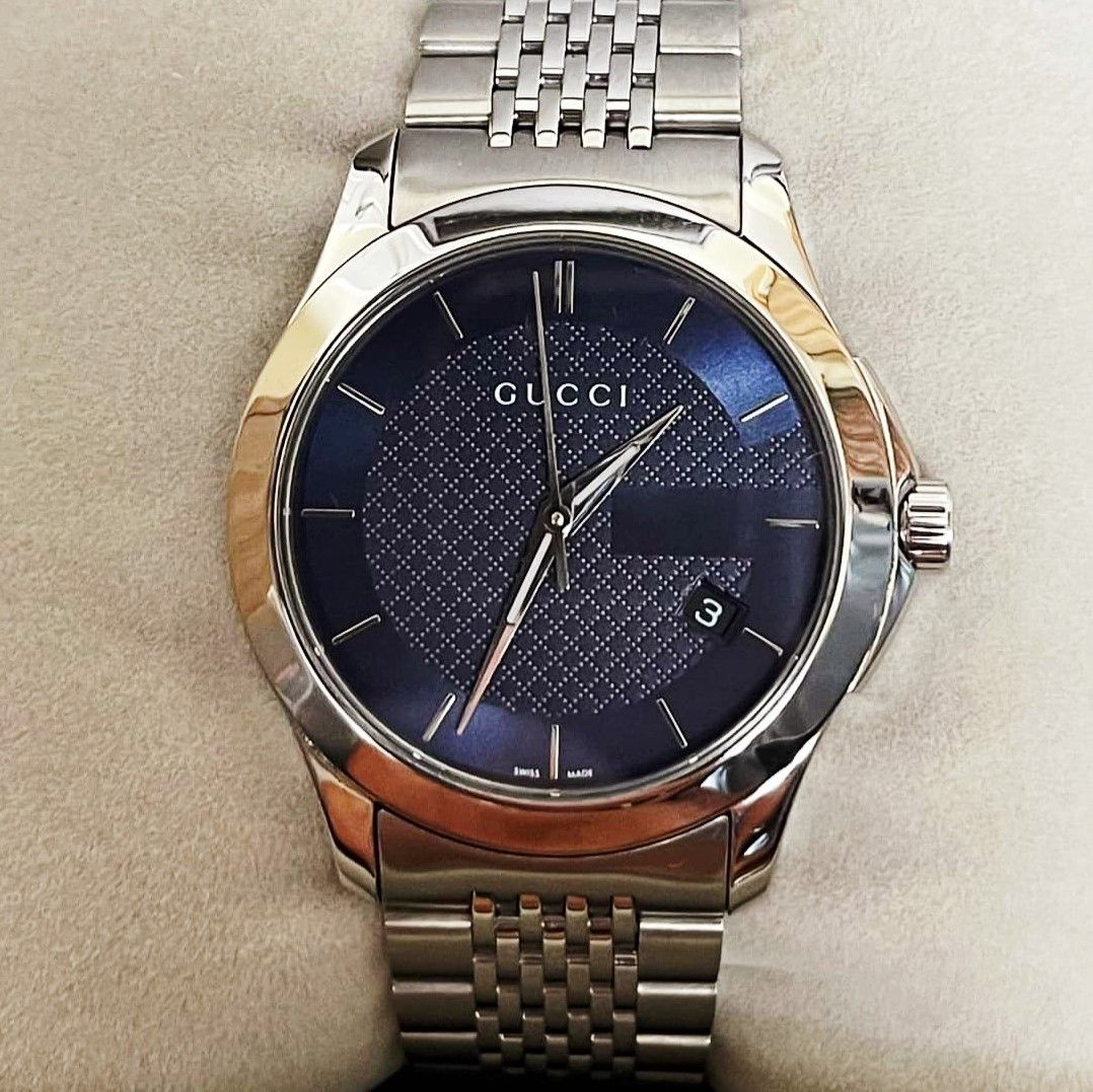 Gucci G Timeless Dial Silver Watch 38mm – PhongWatch