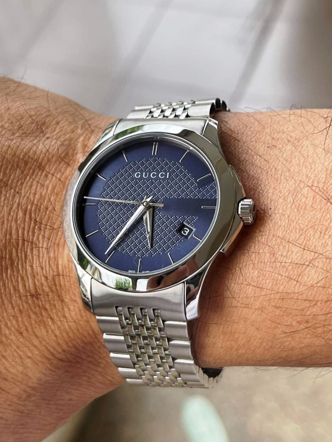 Gucci G Timeless Dial Silver Watch 38mm – PhongWatch