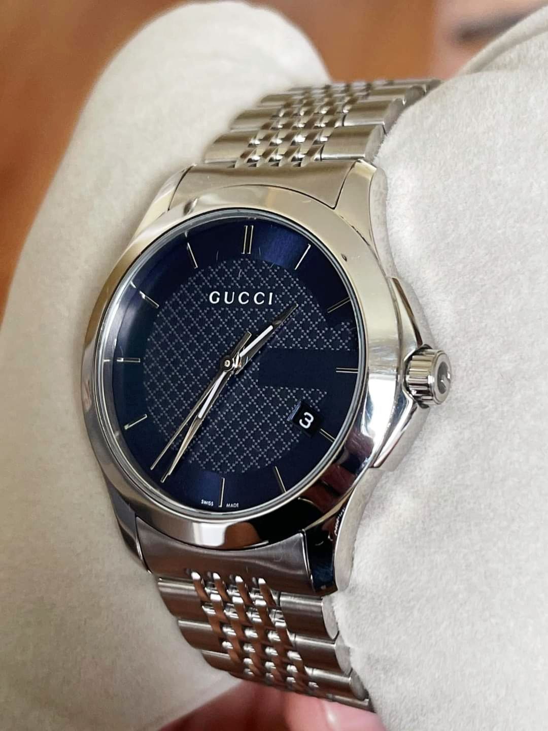 Gucci G Timeless Dial Silver Watch 38mm – PhongWatch