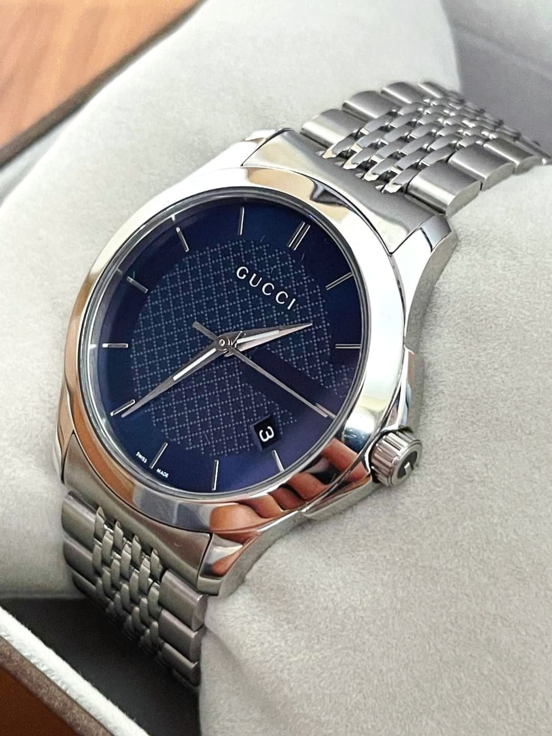 Gucci G Timeless Dial Silver Watch 38mm – PhongWatch