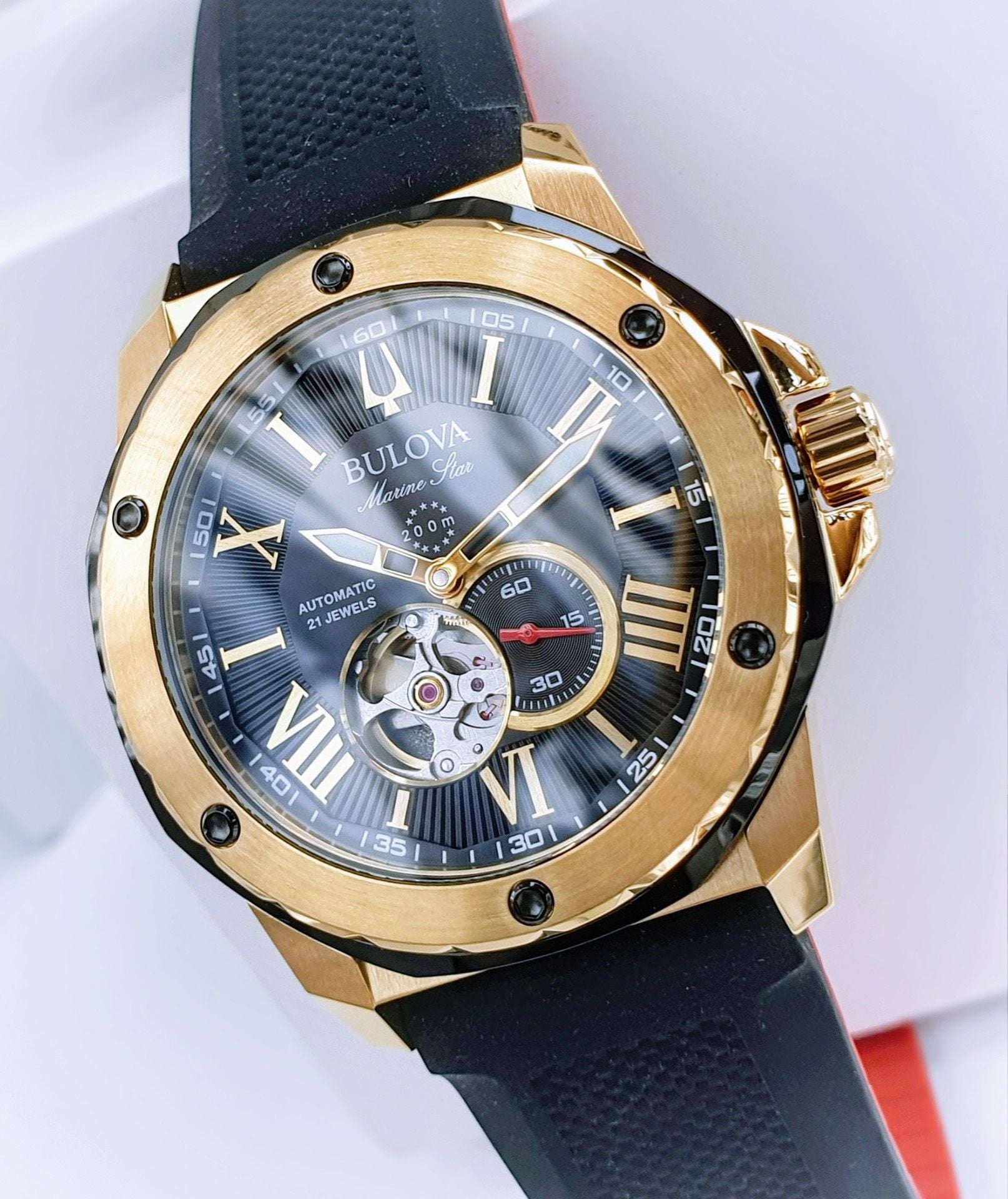 Bulova Marine Star Automatic 98A272 - Đồng Hồ Nam – PhongWatch