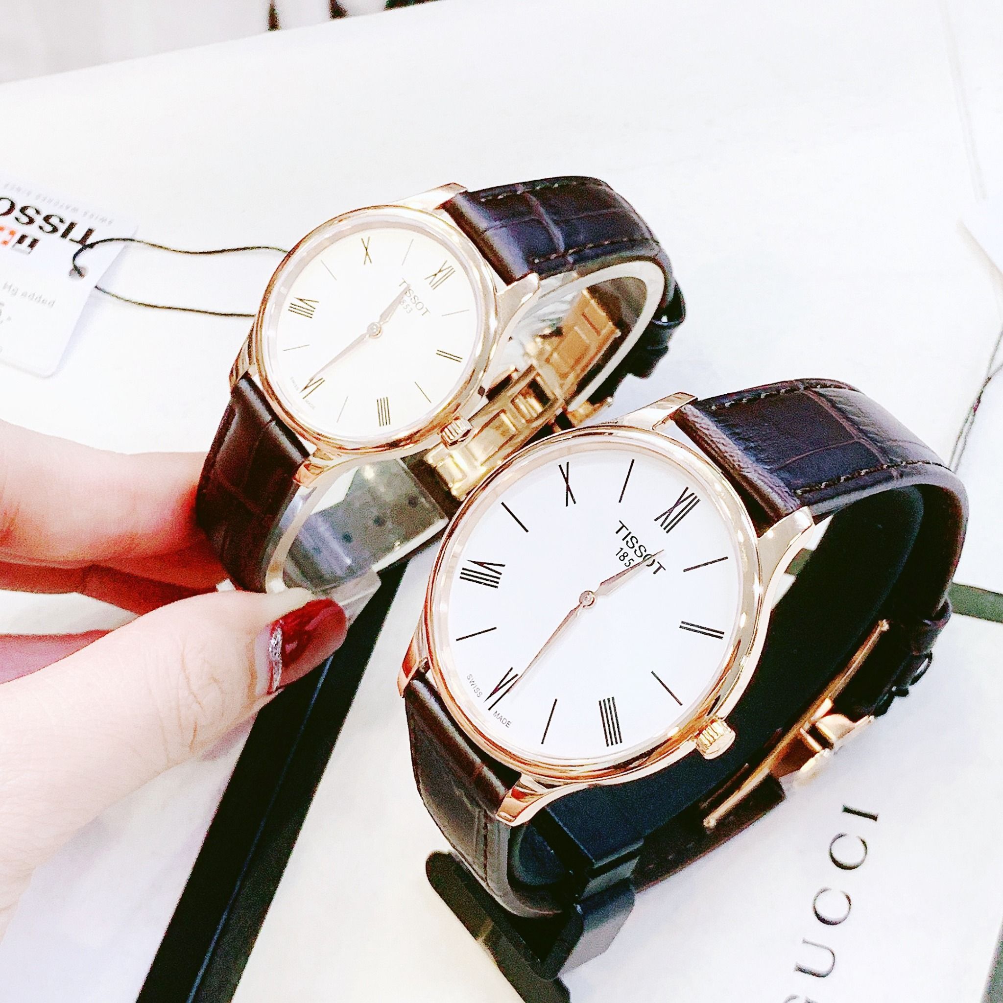 Đồng Hồ Cặp Tissot Tradition T063.409.36.018.00 và T063.209.36.038.00 ...