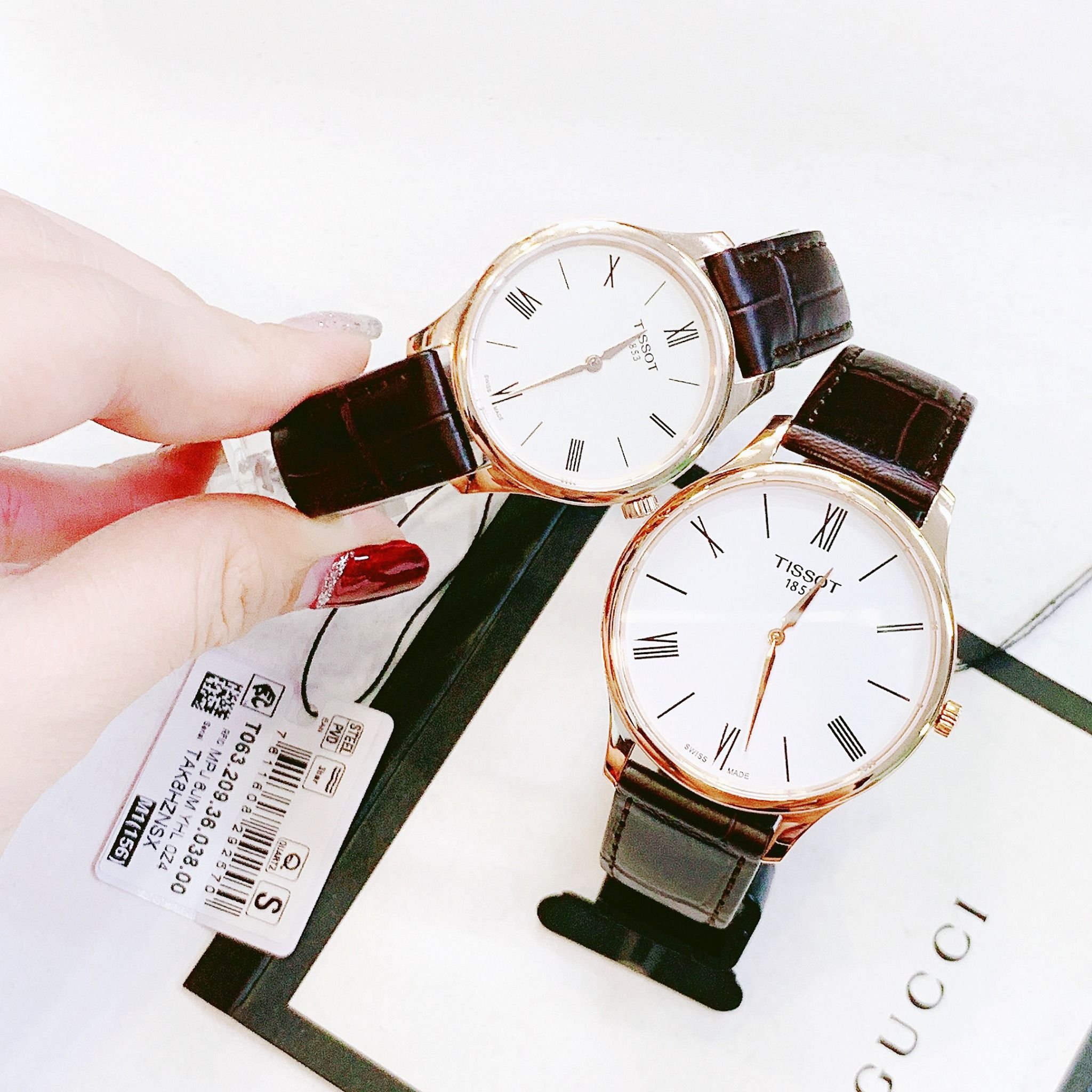 Đồng Hồ Cặp Tissot Tradition T063.409.36.018.00 và T063.209.36.038.00 ...