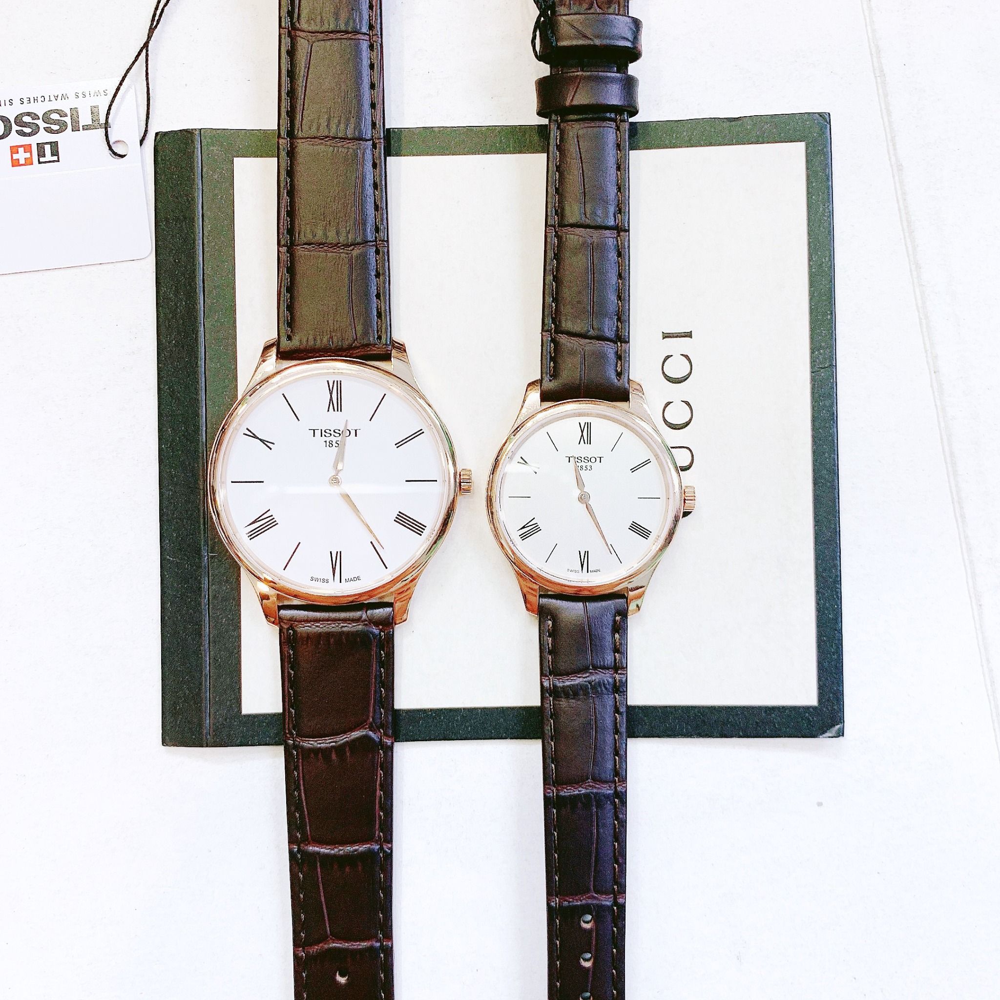 Đồng Hồ Cặp Tissot Tradition T063.409.36.018.00 và T063.209.36.038.00 ...