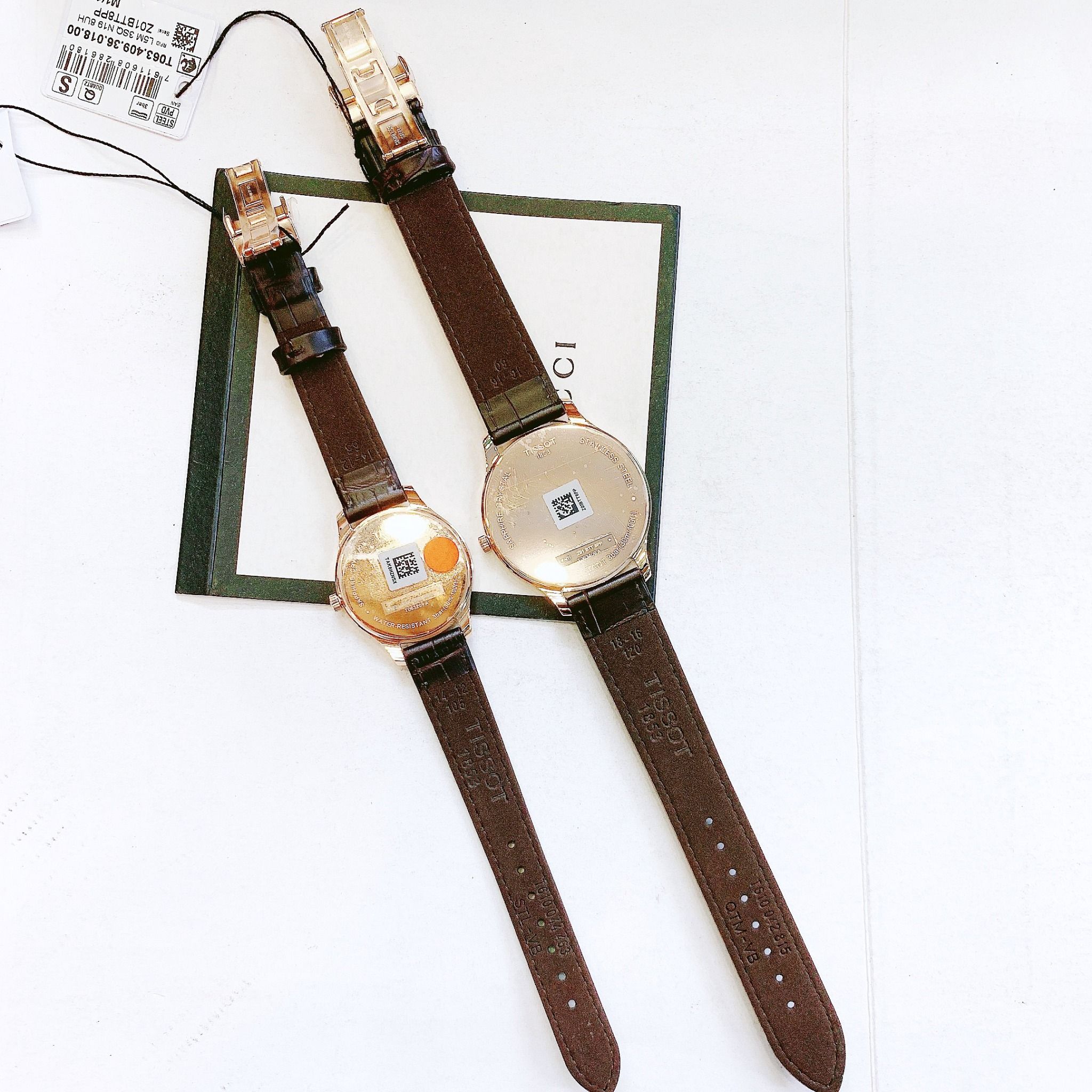 Đồng Hồ Cặp Tissot Tradition T063.409.36.018.00 và T063.209.36.038.00 ...