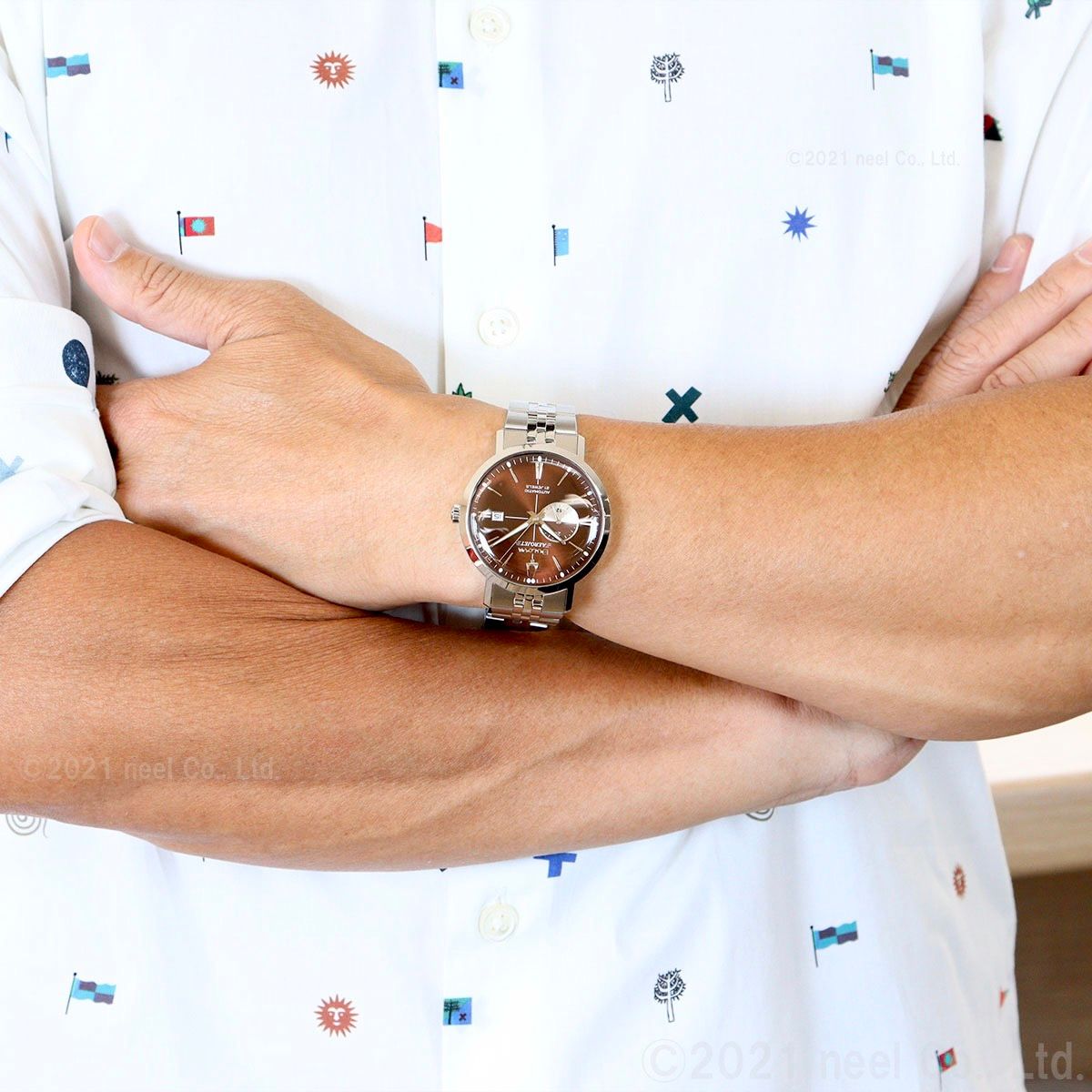 Bulova Automatic 96B375 Aerojet Chronograph Brown 41mm - Đồng Hồ Nam ...