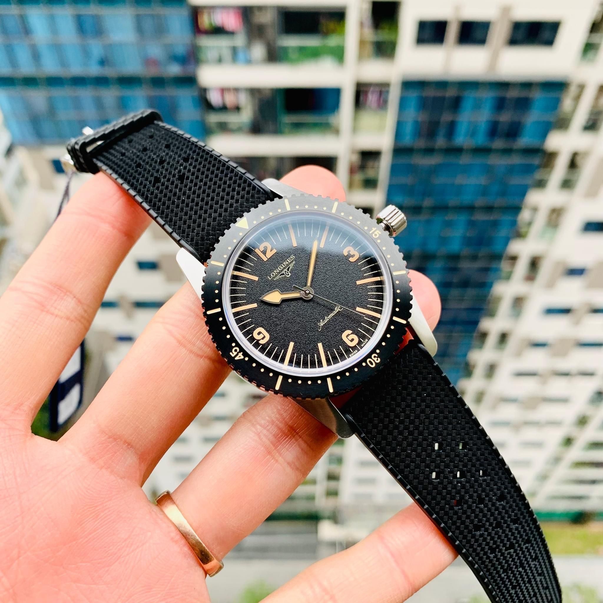 Longines Heritage Skin Diver 42mm L2.822.4.56.9 ( L28224569 ) – PhongWatch