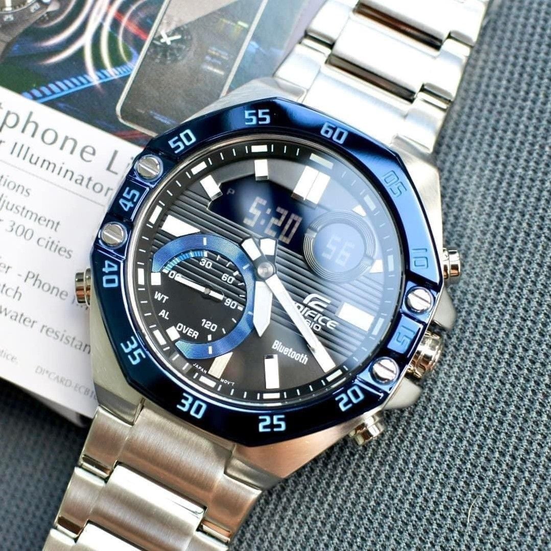 Casio Edifice Bluetooth ECB-10DB-1B - Đồng Hồ Nam - Chính Hãng Giá Tốt – PhongWatch