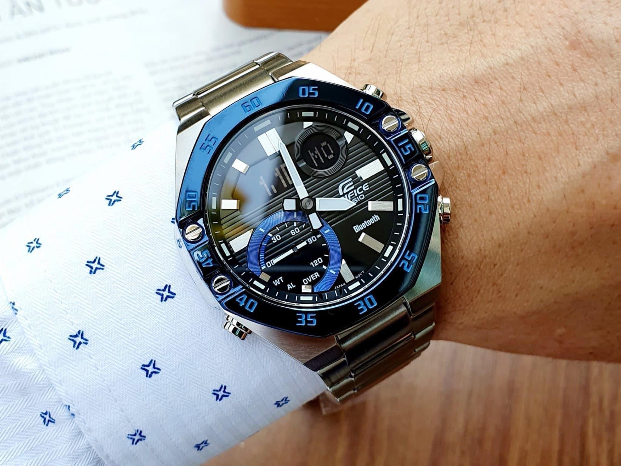 Casio Edifice Bluetooth ECB-10DB-1B - Đồng Hồ Nam - Chính Hãng Giá Tốt – PhongWatch