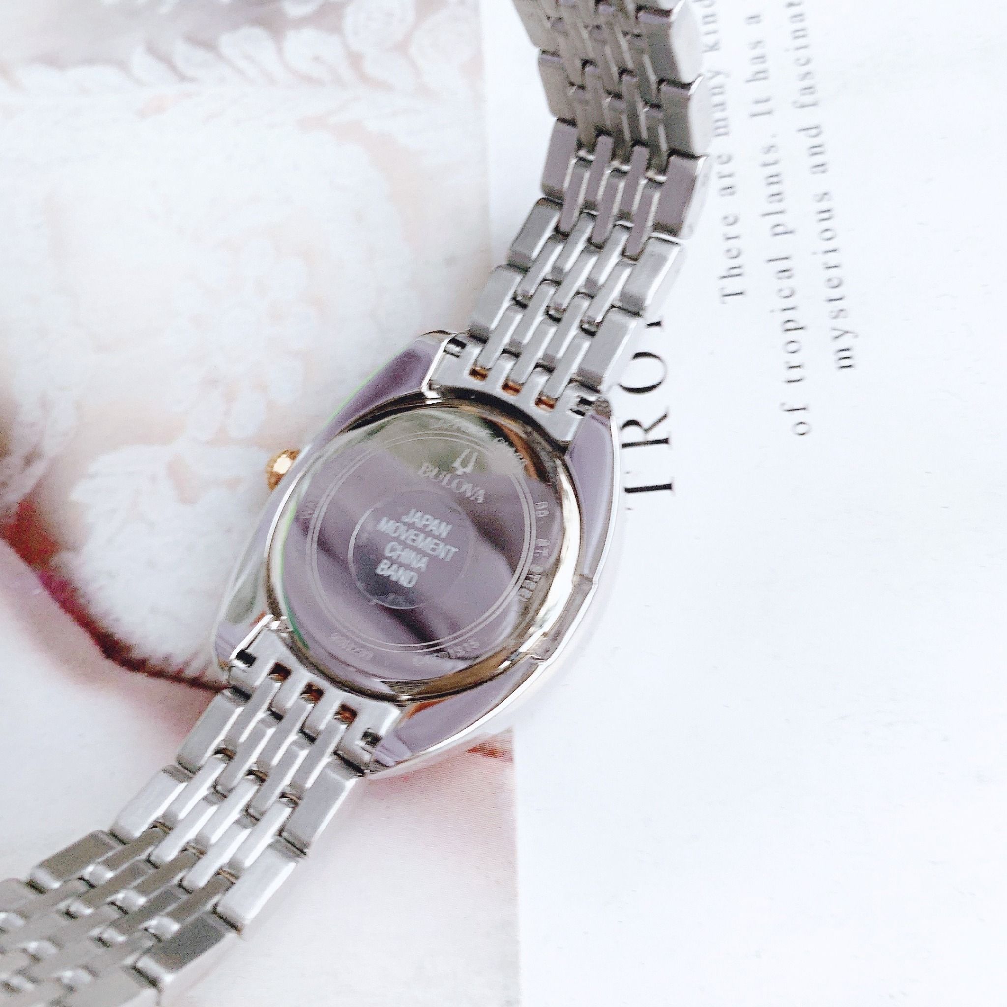 Bulova 98R230 Curved Diamond Watch 30mm - Đồng Hồ Nữ – PhongWatch