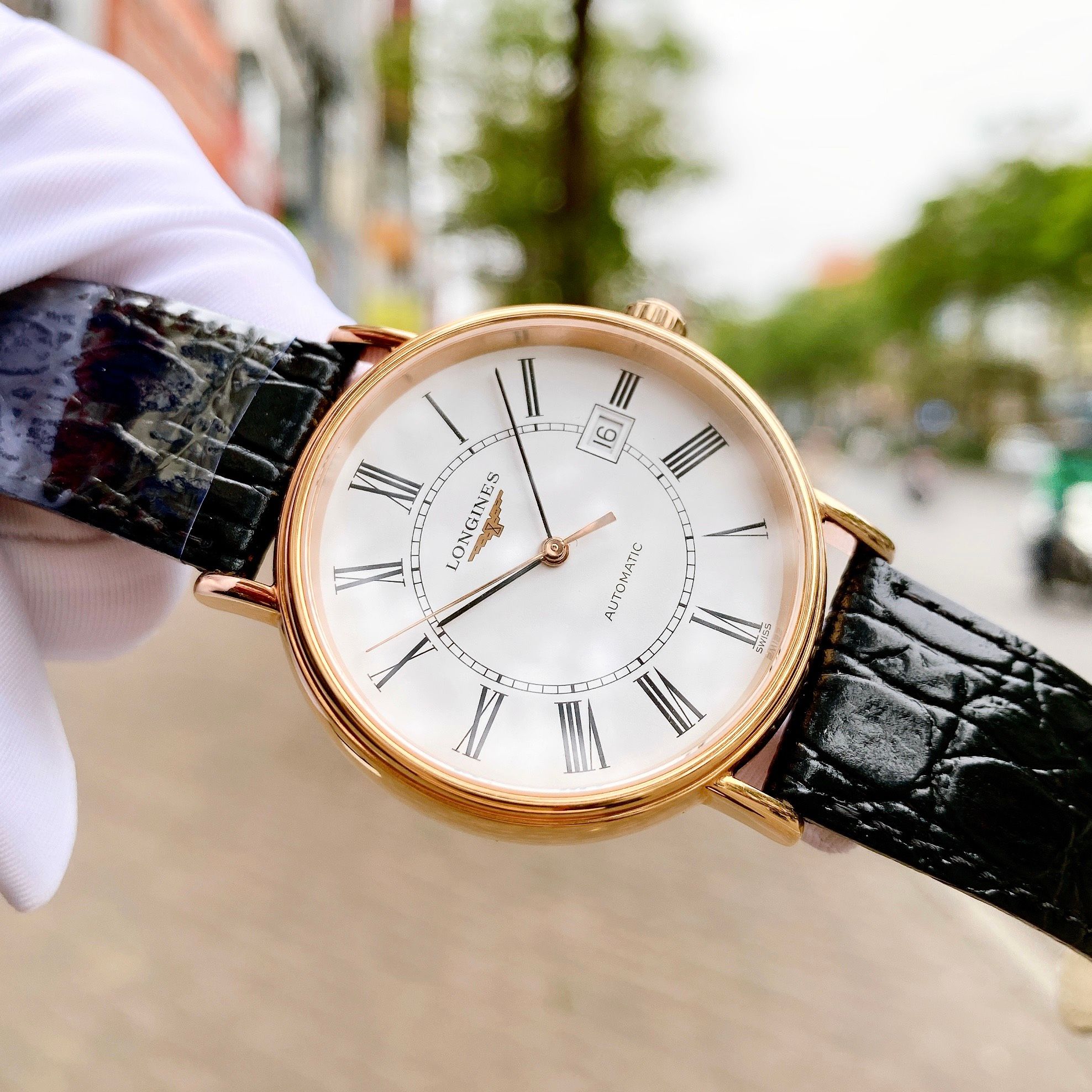 Longines Presence Classic Automatic L4.922.1.11.2 - Đồng Hồ Nam ...