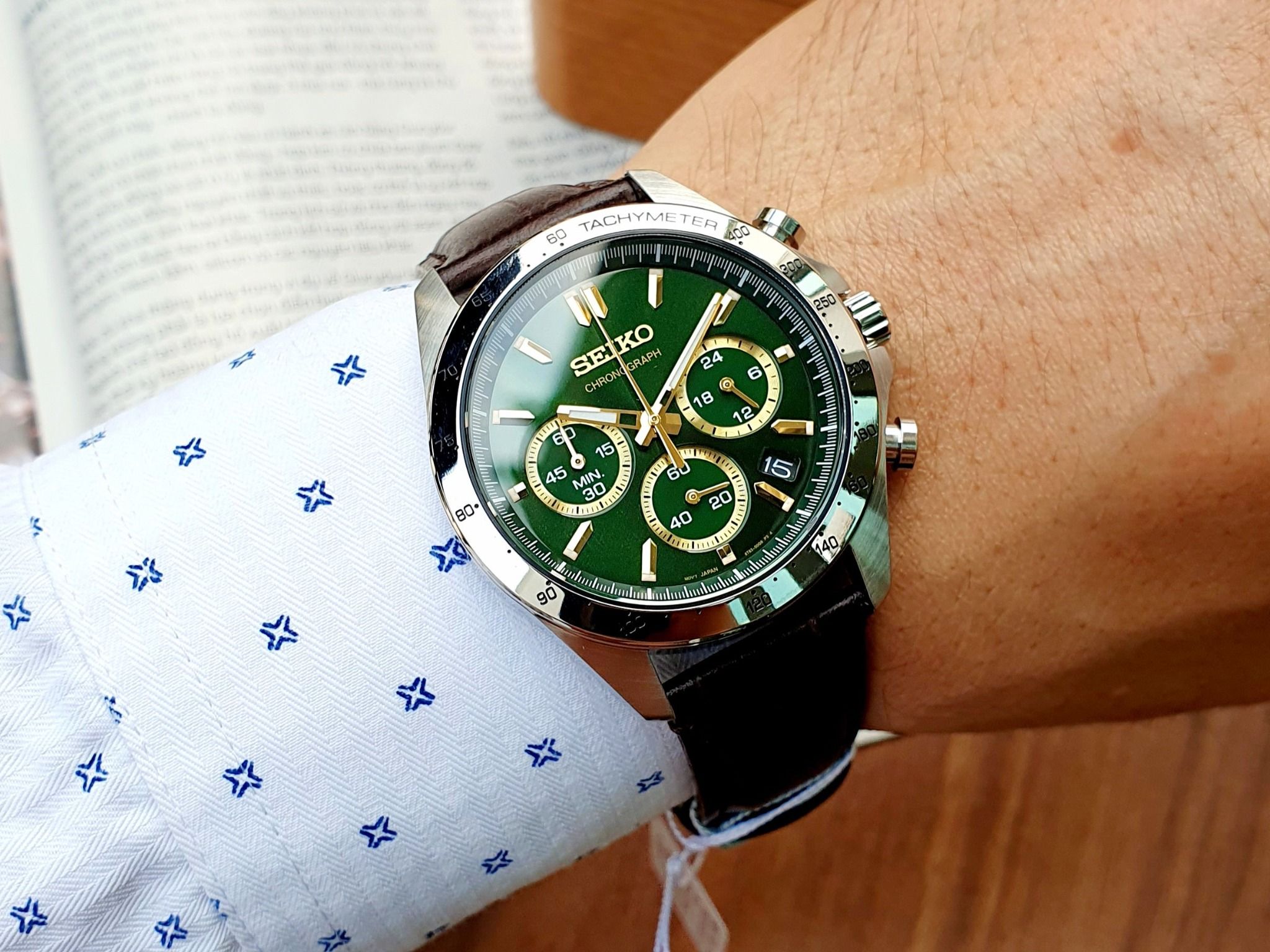 Seiko Spirit Chronograph SBTR017 - Đồng Hồ Nam – PhongWatch