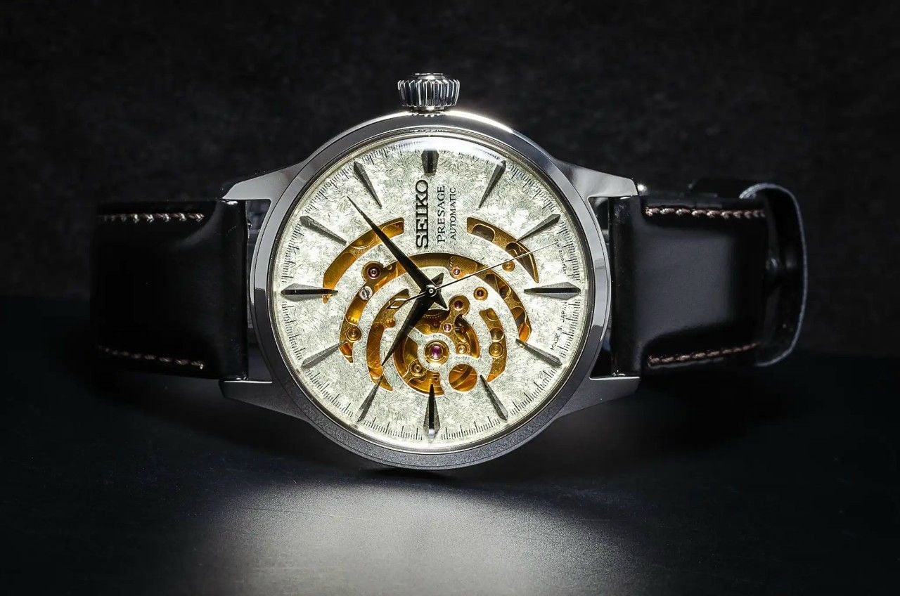 Seiko Automatic SSA455J1 Presage Cocktail Skeleton Time Star Bar Limit ...